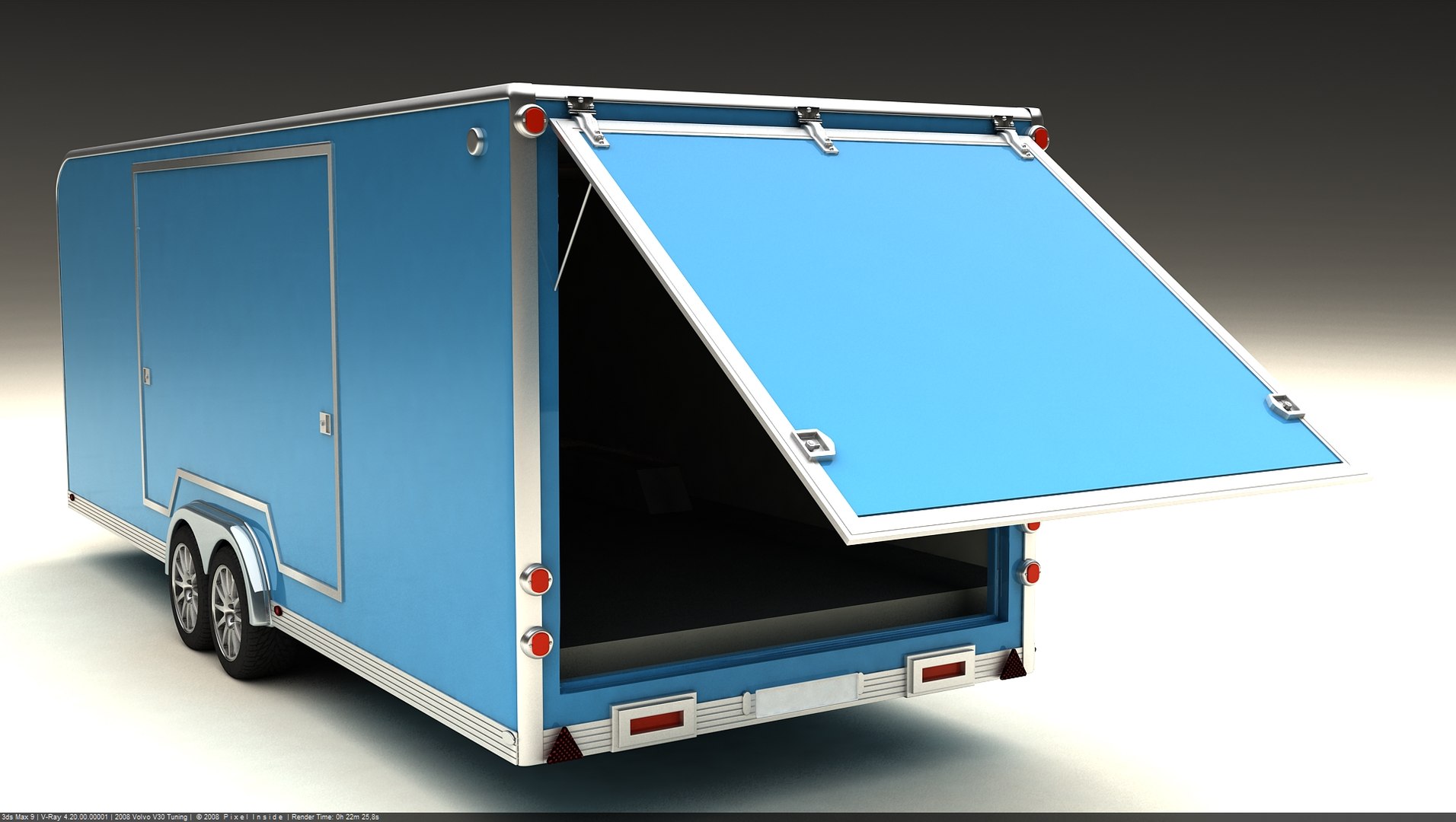 3D Model Race Trailer - TurboSquid 1667432