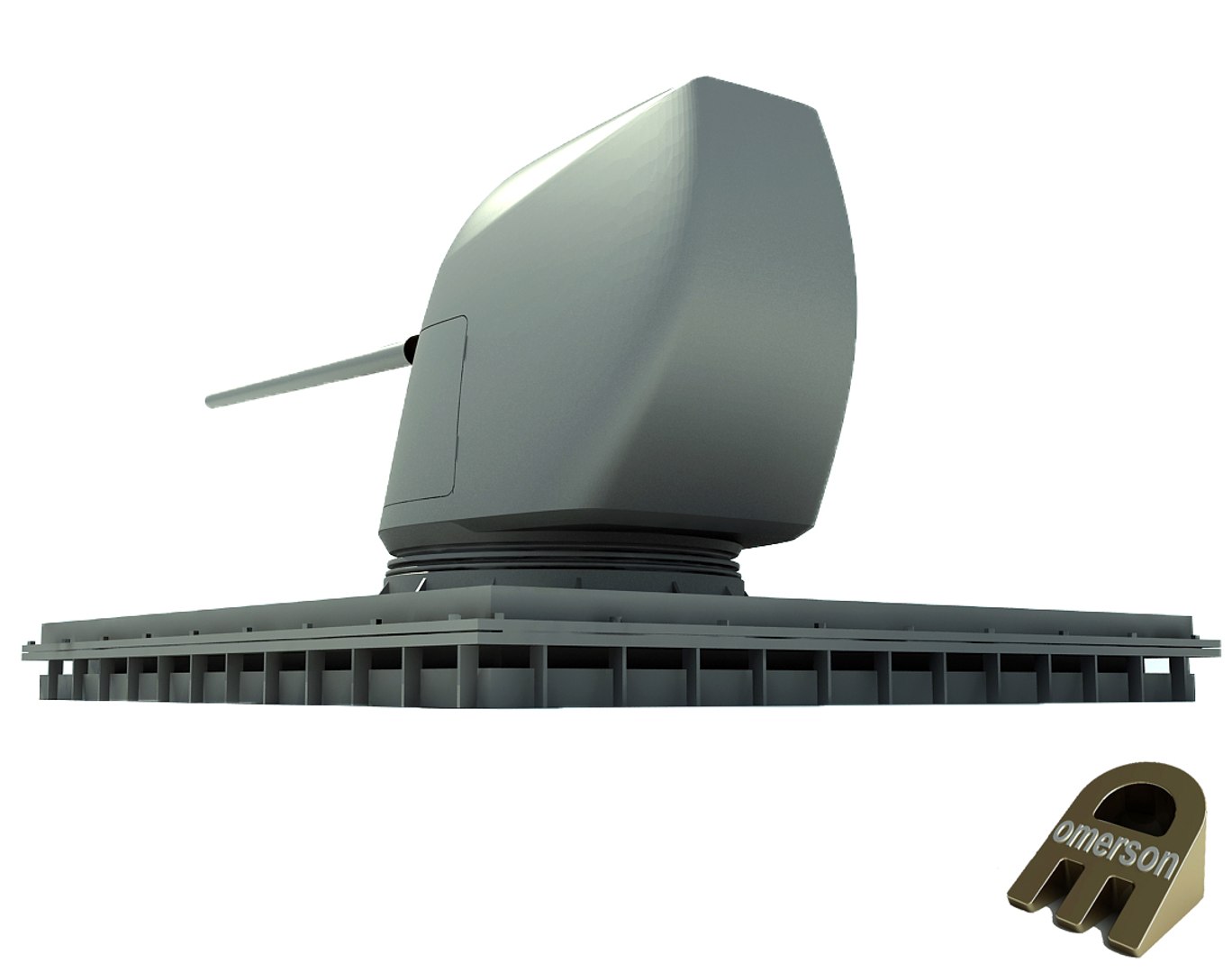 3d Model 5 Inch Gun
