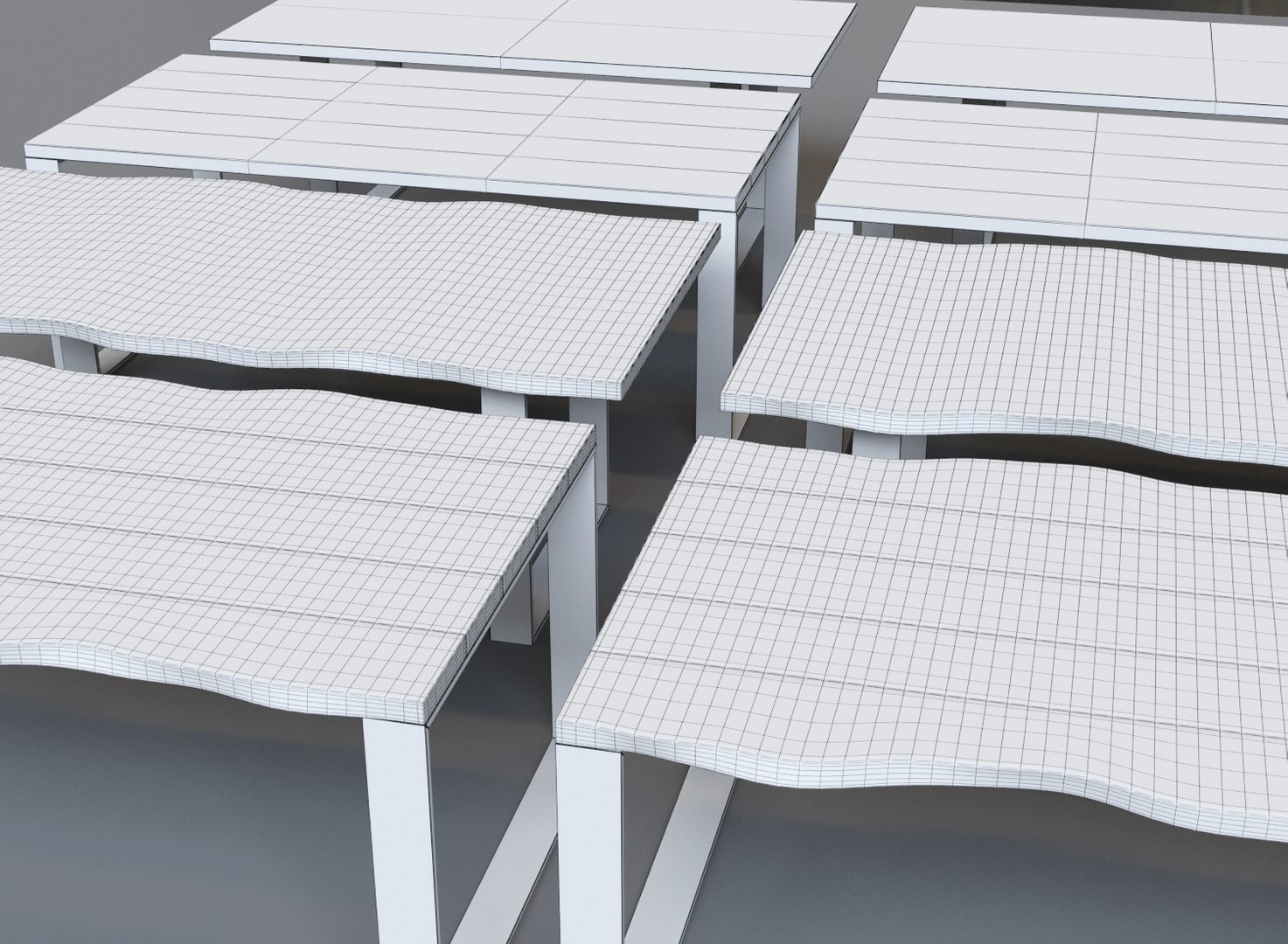 Wood table 3D model - TurboSquid 1466671