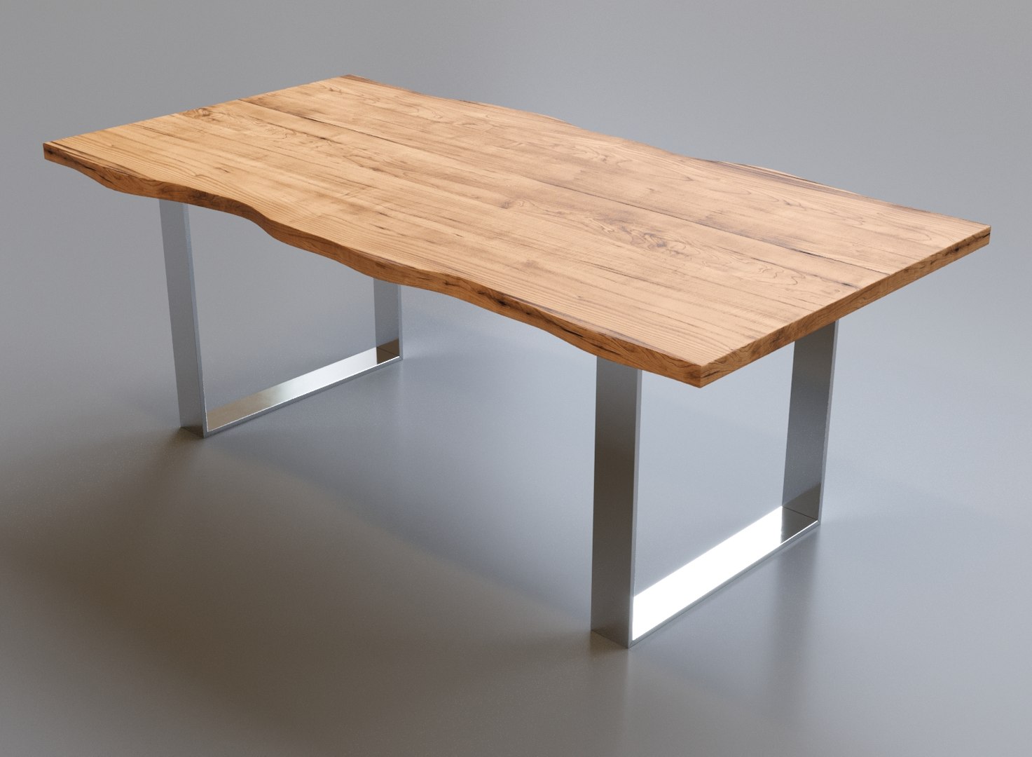 Wood table 3D model - TurboSquid 1466671