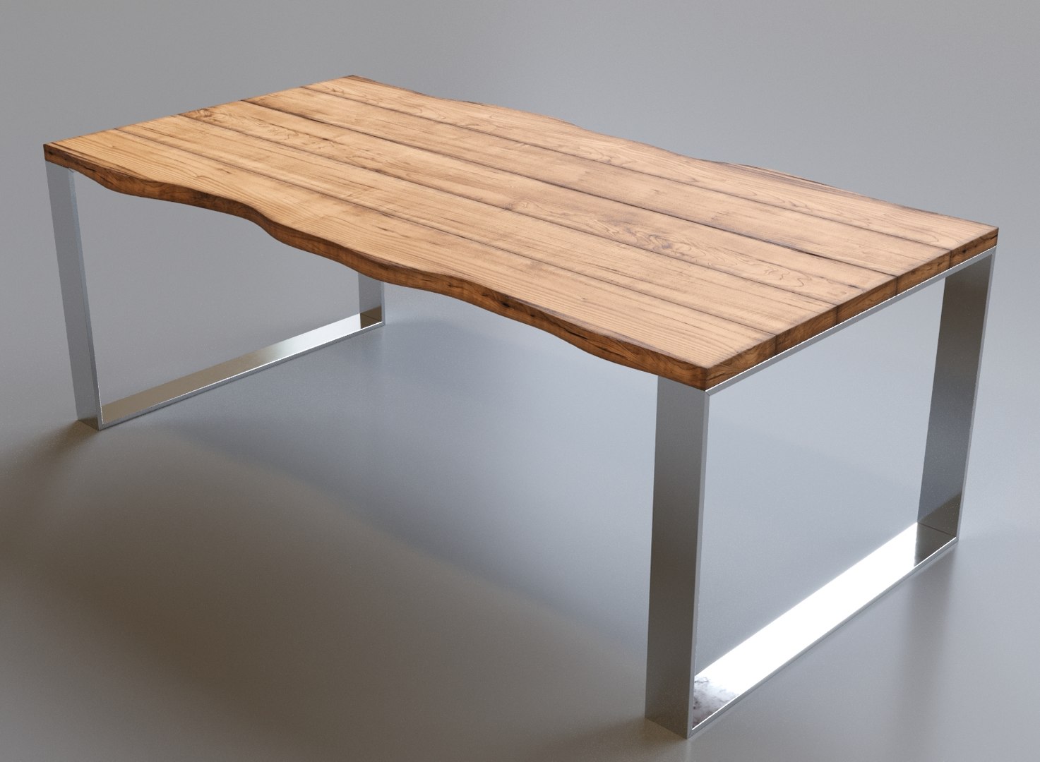 Wood table 3D model - TurboSquid 1466671