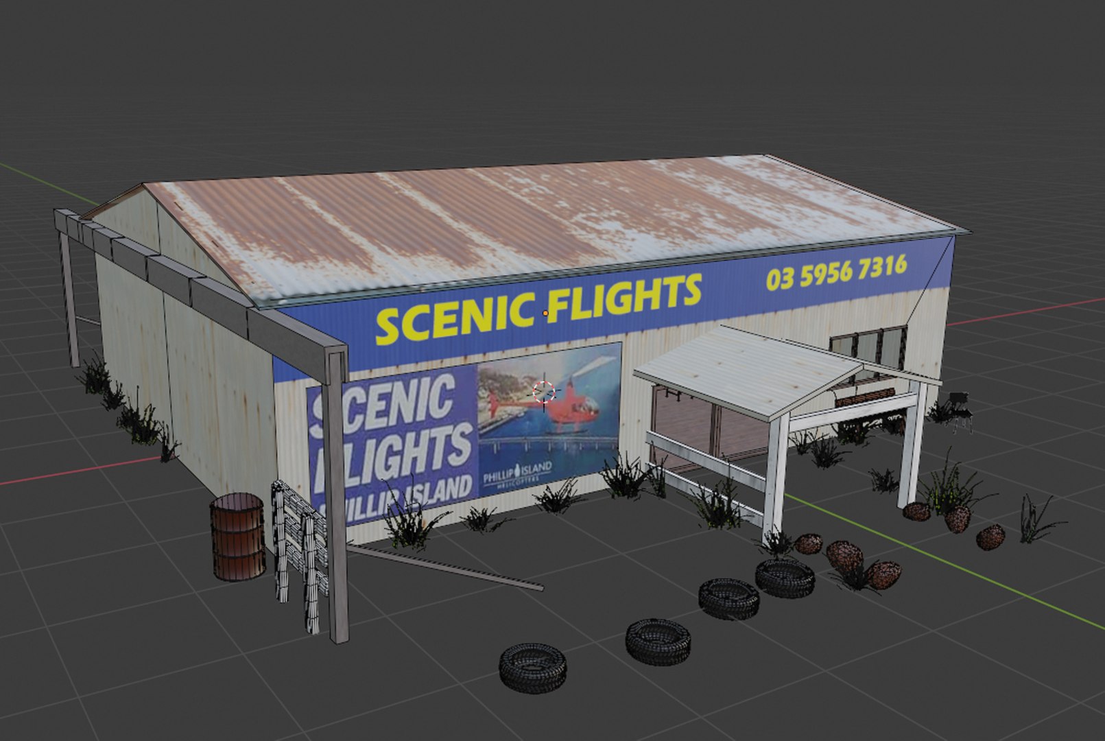 3D Shop Store Building - TurboSquid 1646913