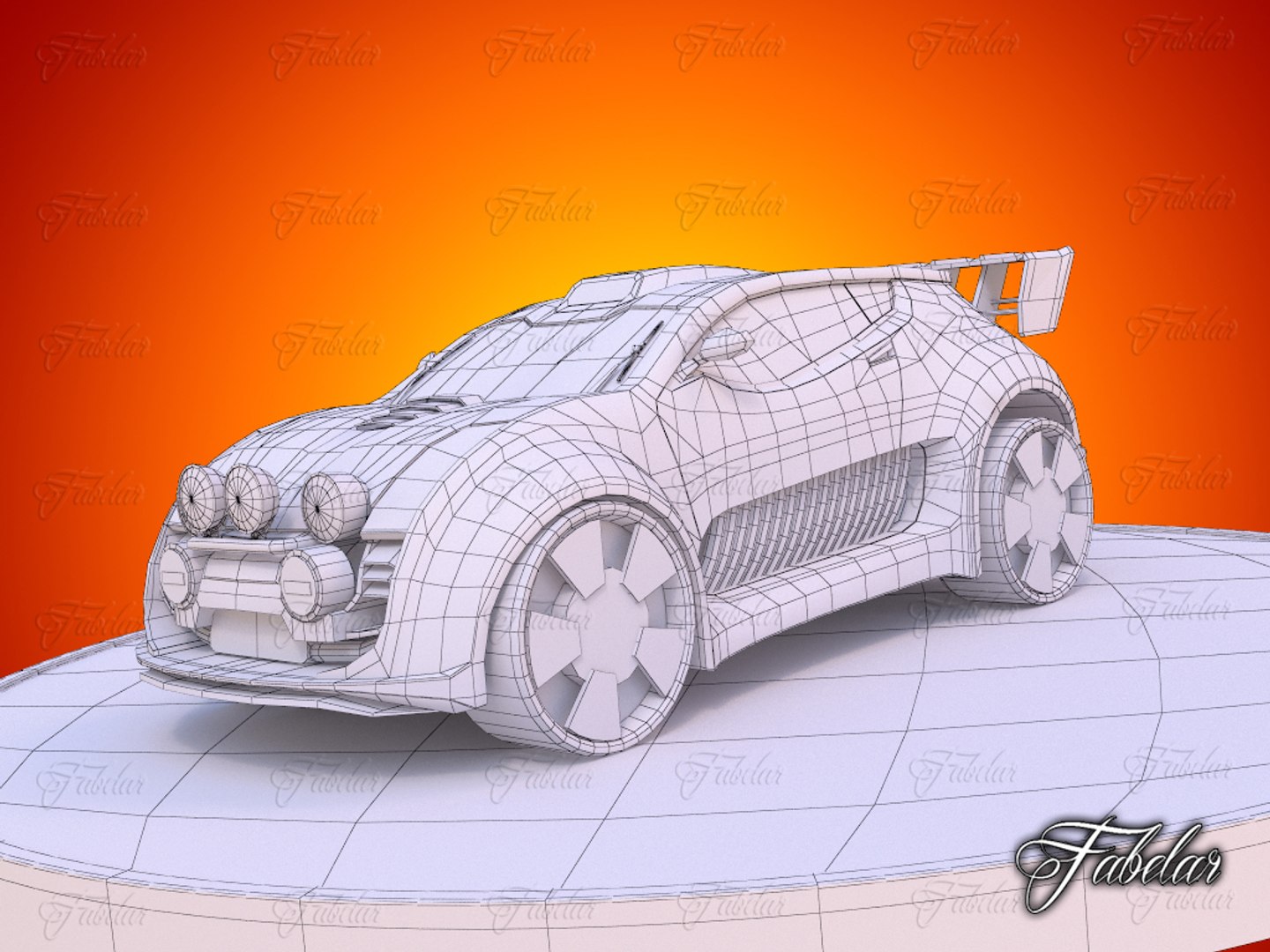Rally Car Model - TurboSquid 1194428