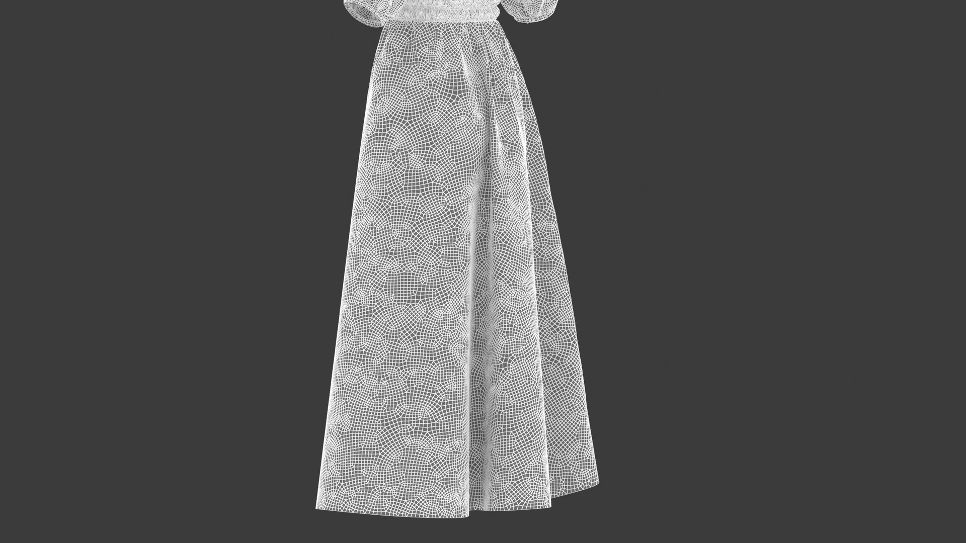 Woman Dress 03 Blue 3D model - TurboSquid 2132113
