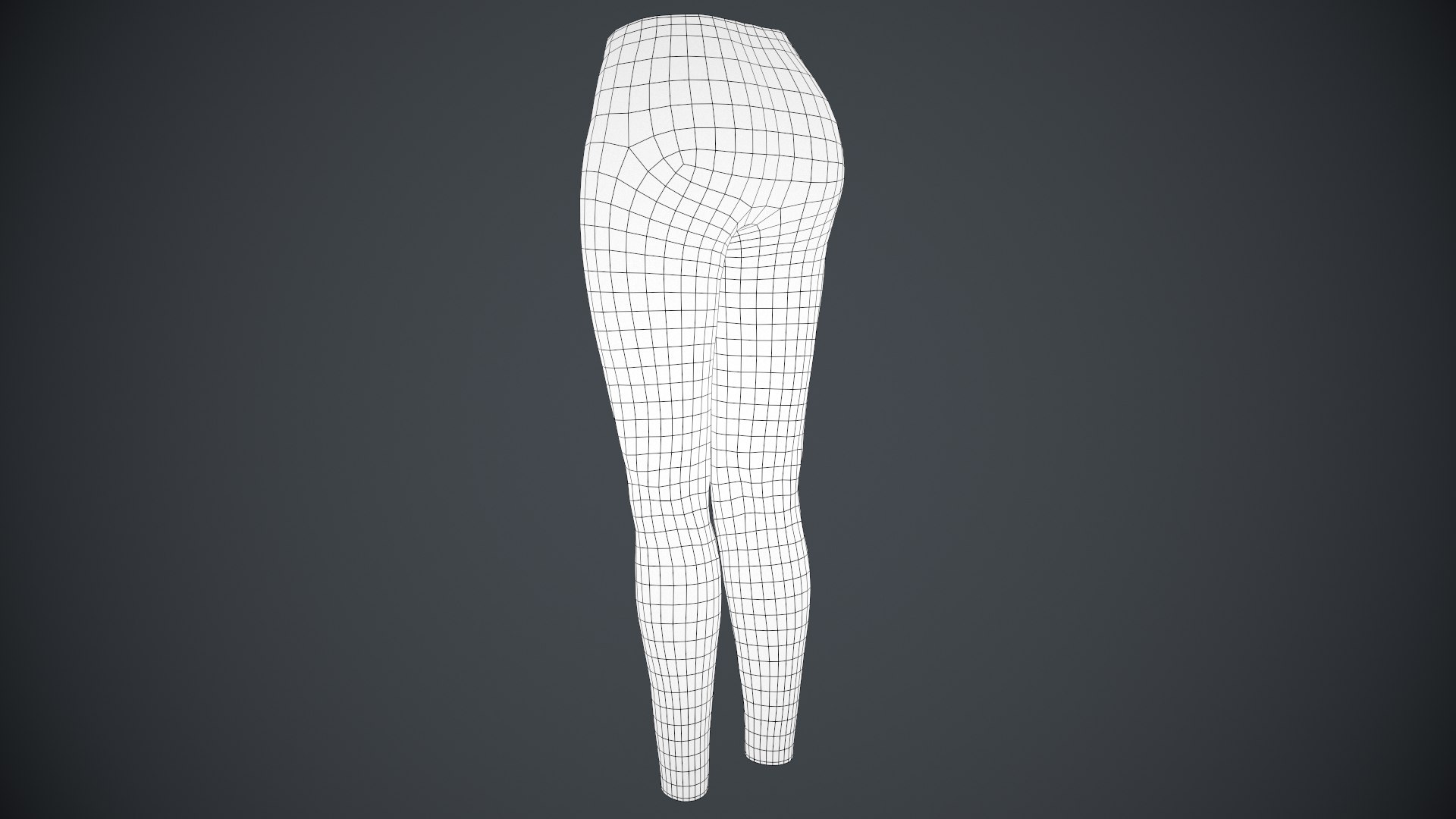 Female Blue Leather Pants 3D - TurboSquid 1927515