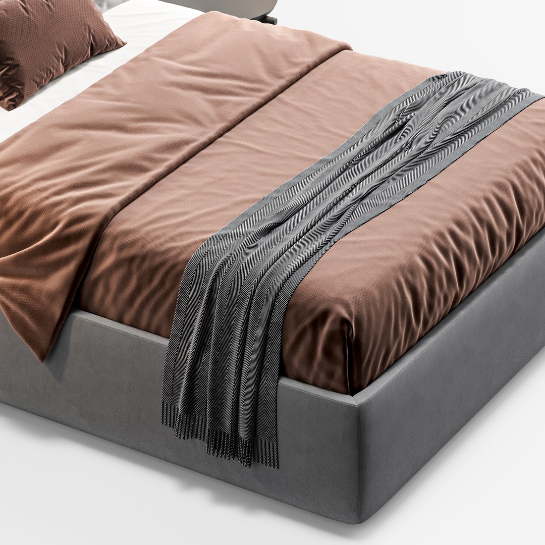 3D Queen Bed Desiree Blo 84 - TurboSquid 2090688