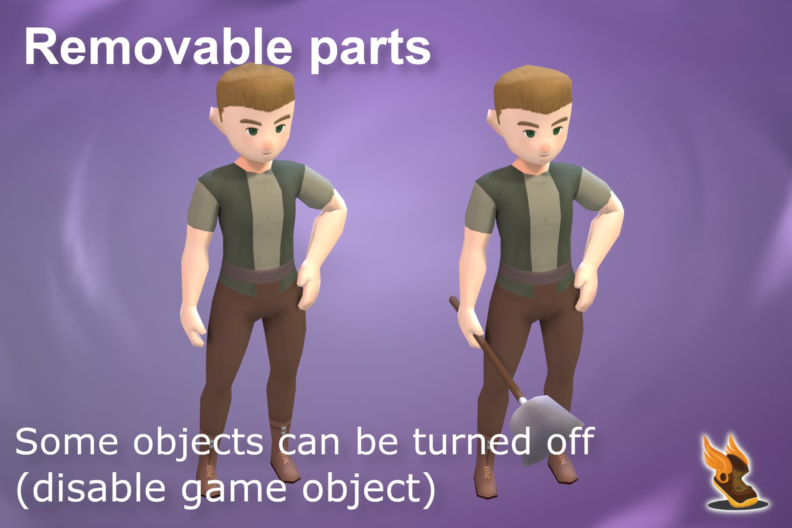 3D Model Stylized NPC - Peasant Bryon - TurboSquid 2070556