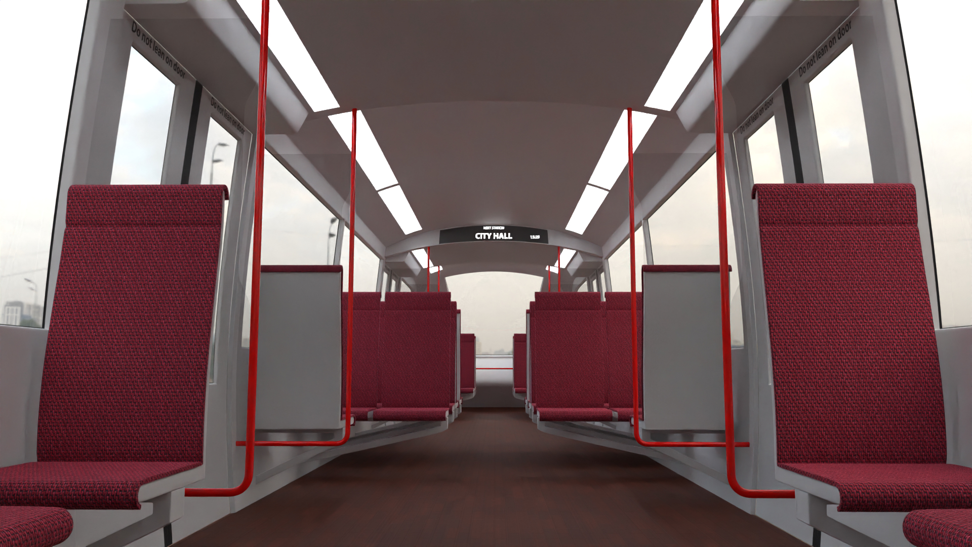 Train Interior Textured 3D Model - TurboSquid 1892753