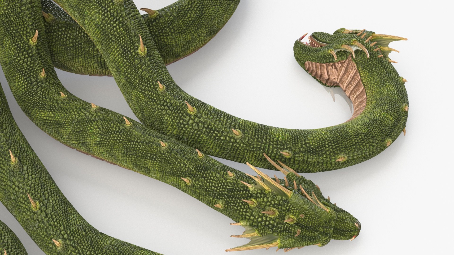 Hydra Of Lerna Defeated Pose 3D Model - TurboSquid 2270311