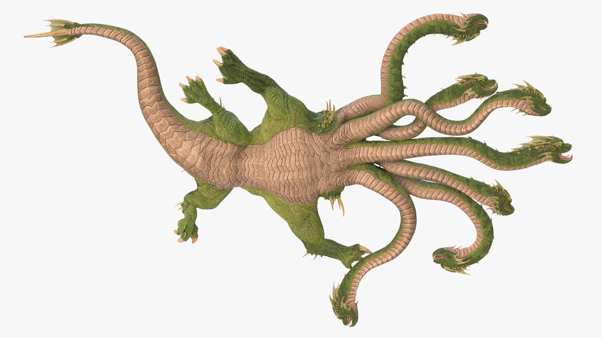 Hydra Of Lerna Defeated Pose 3D Model - TurboSquid 2270311