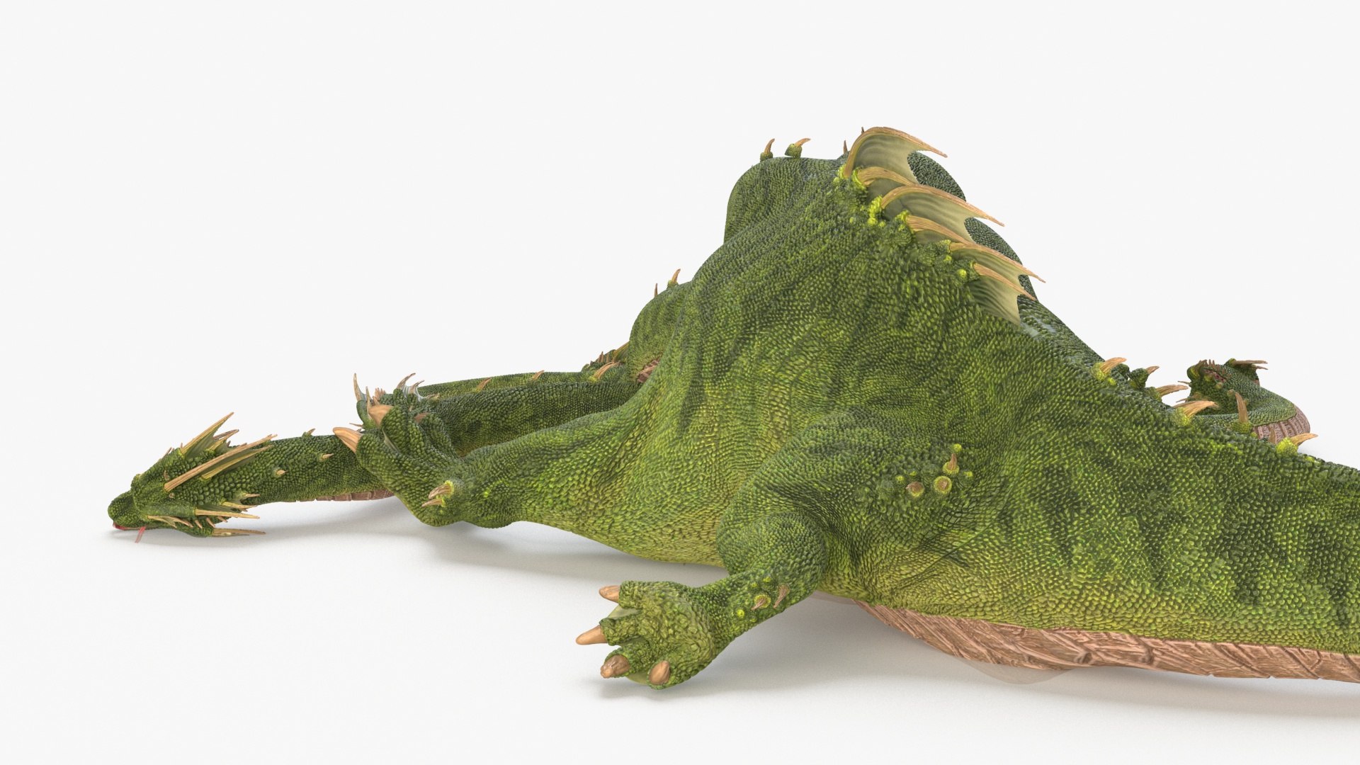 Hydra Of Lerna Defeated Pose 3D Model - TurboSquid 2270311