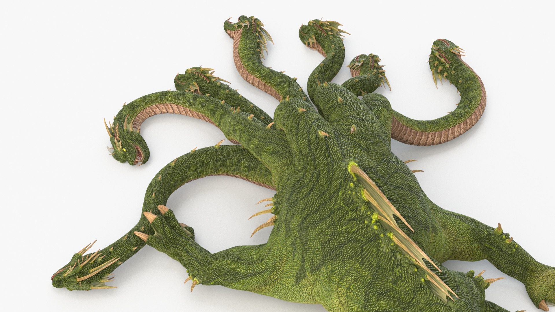Hydra Of Lerna Defeated Pose 3D Model - TurboSquid 2270311