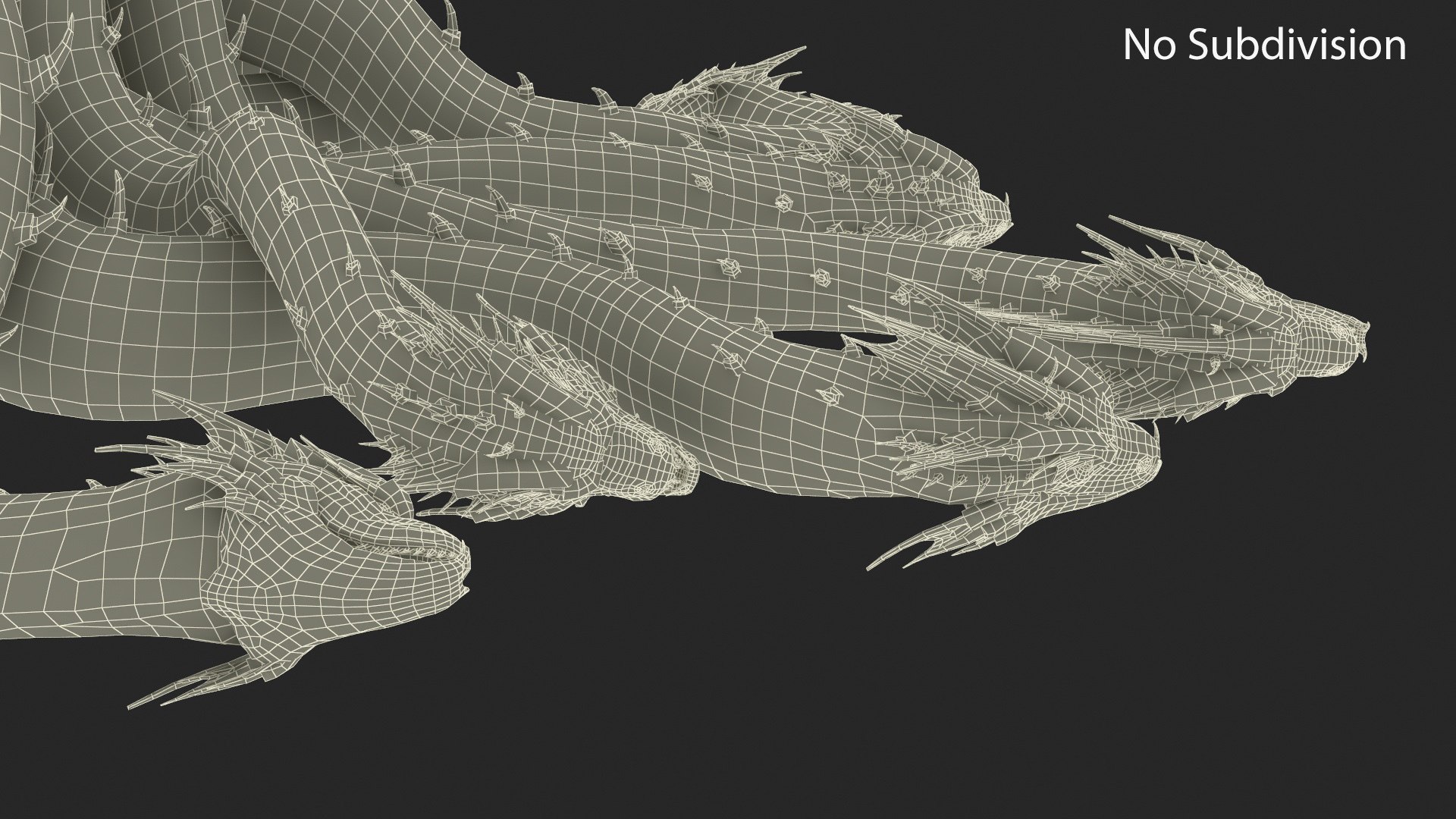 Hydra Of Lerna Defeated Pose 3D Model - TurboSquid 2270311