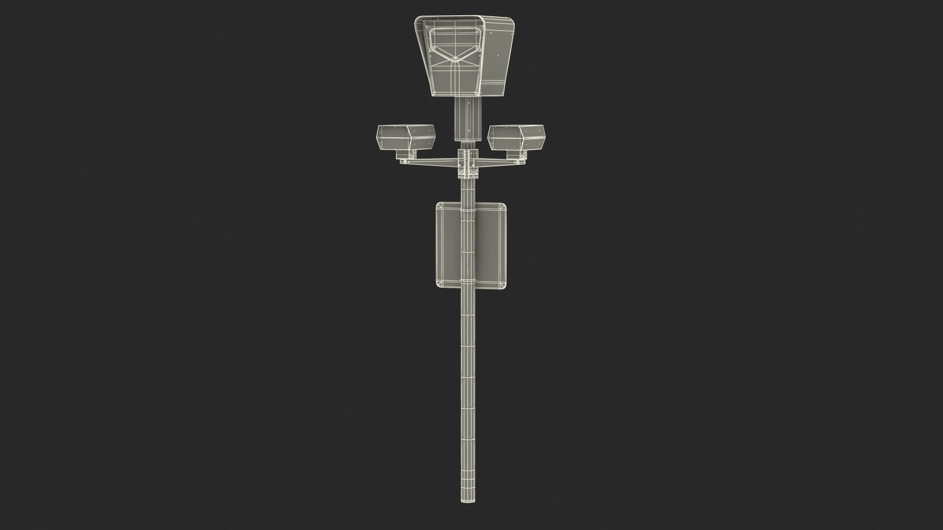 3D Traffic Control Red Light Camera On Pole - TurboSquid 1773055