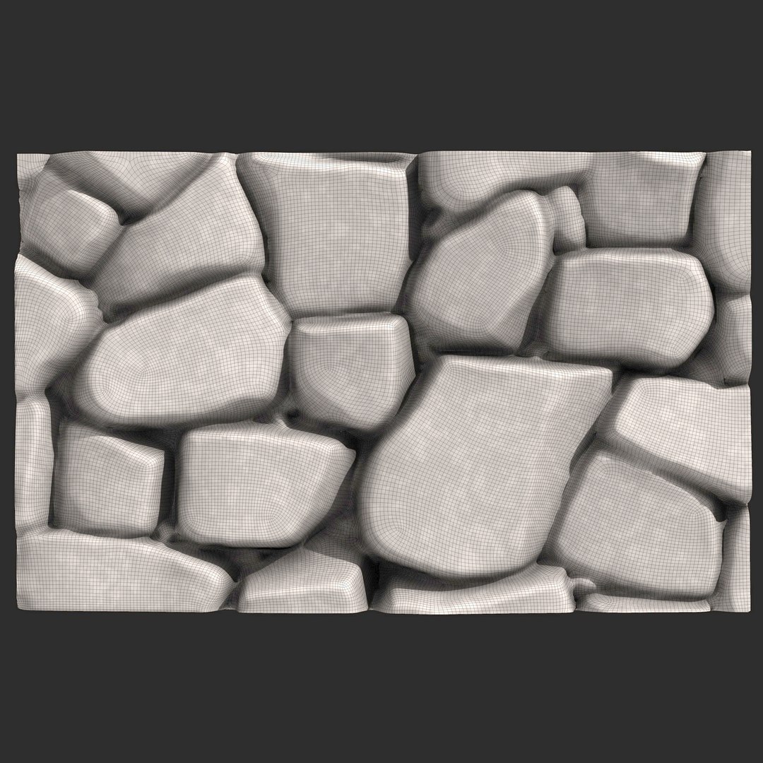 Stone Wall 045 3D Model - TurboSquid 2301822