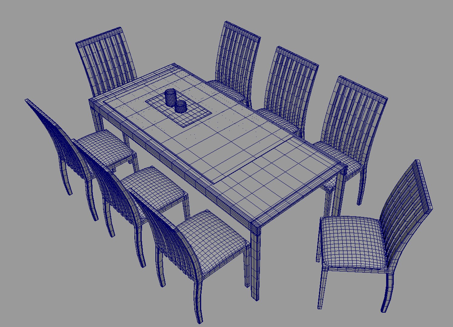 3D Dining Table - TurboSquid 1324974