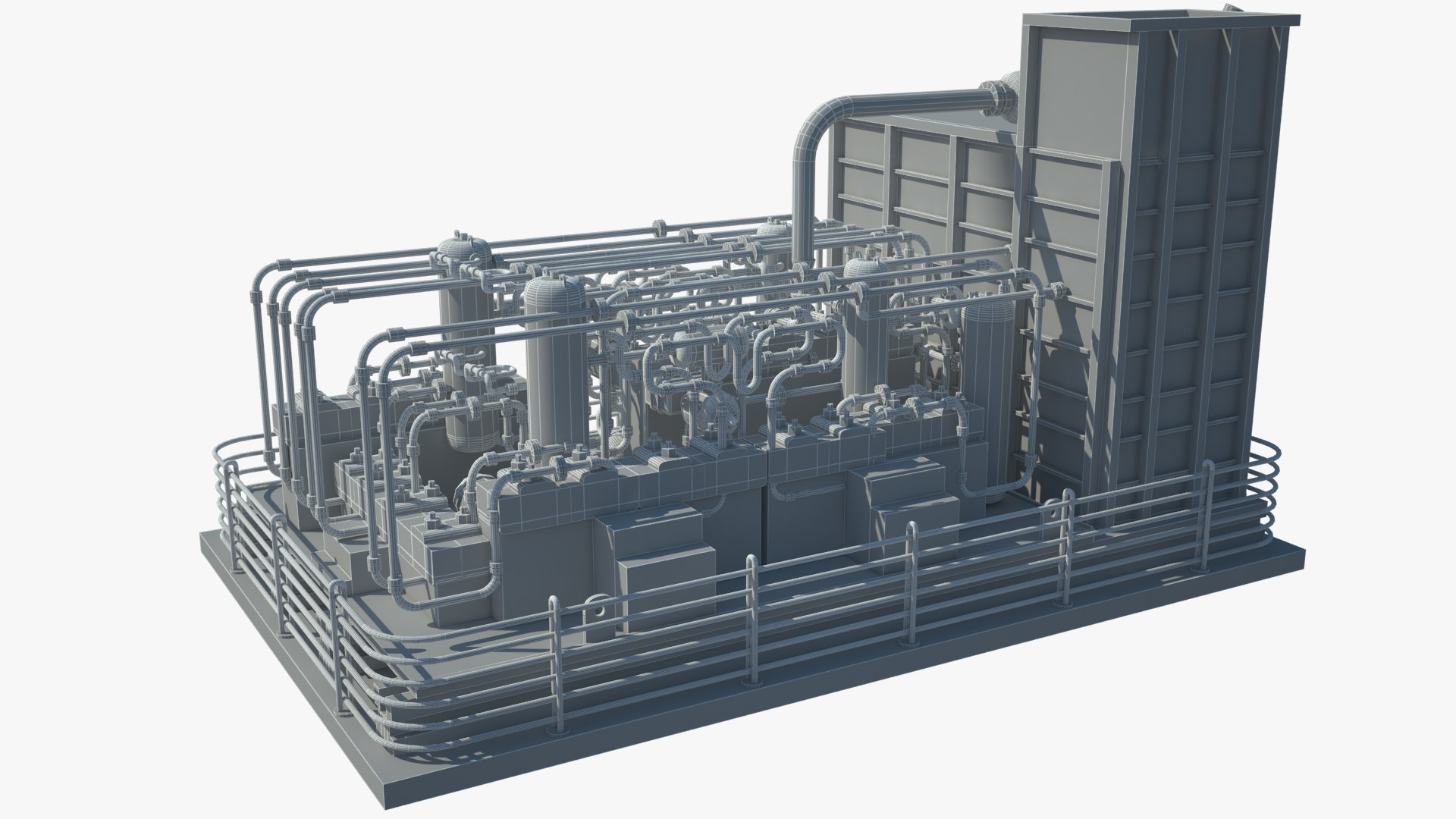 Metering Skid 3D Model - TurboSquid 1551262