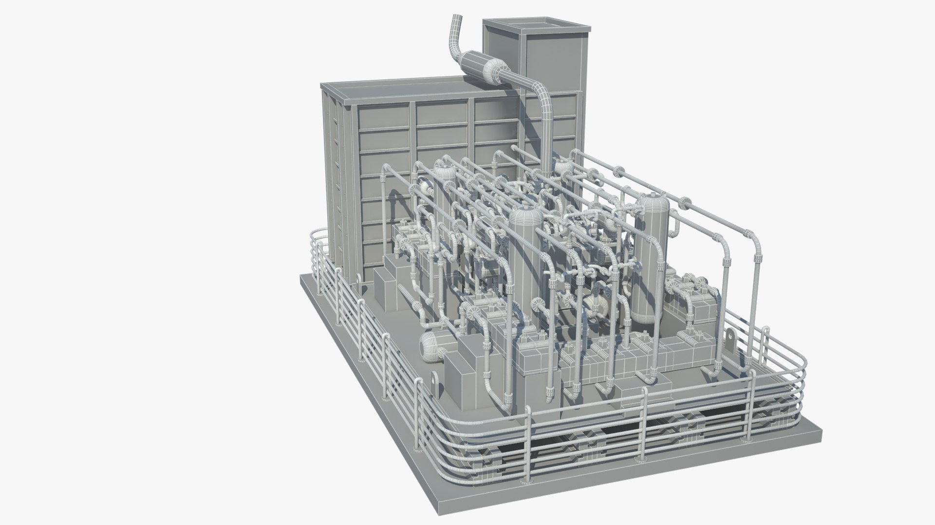 Metering Skid 3D Model - TurboSquid 1551262