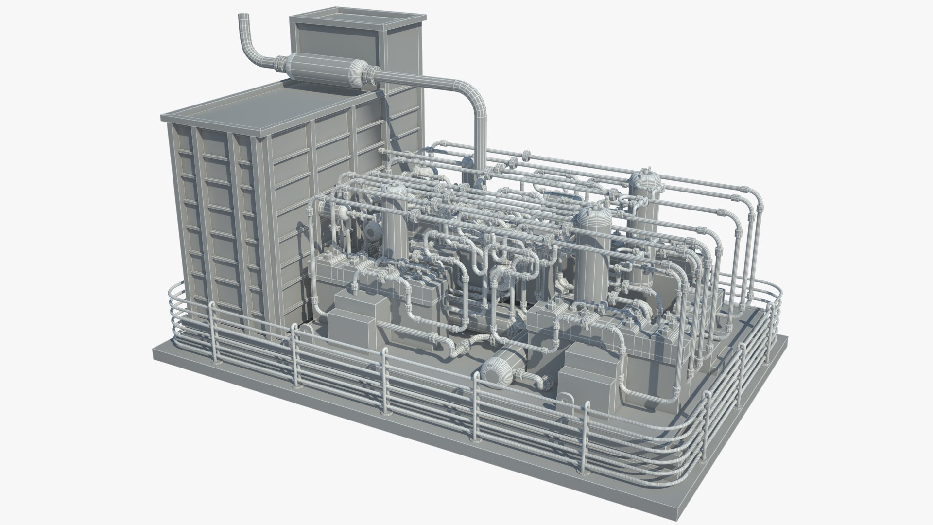 Metering Skid 3D Model - TurboSquid 1551262