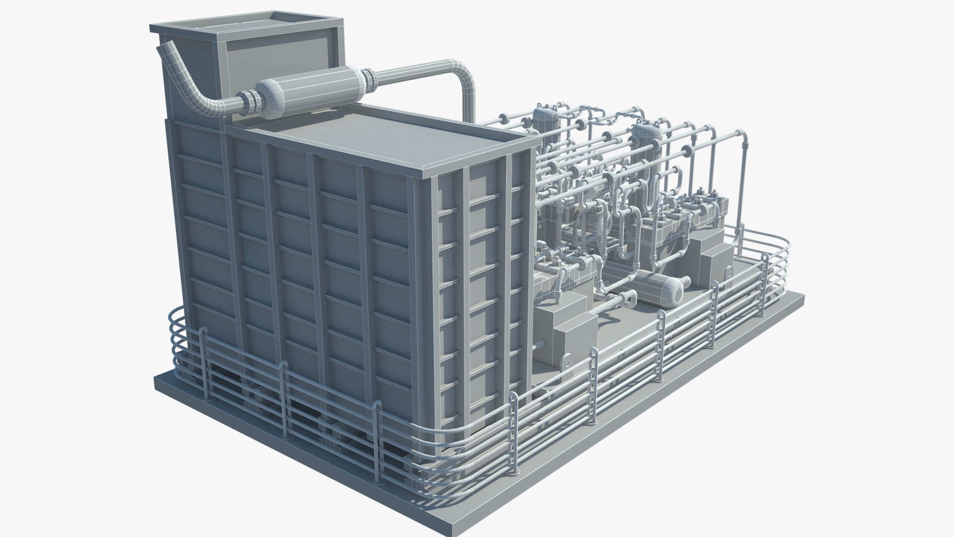 Metering Skid 3D Model - TurboSquid 1551262