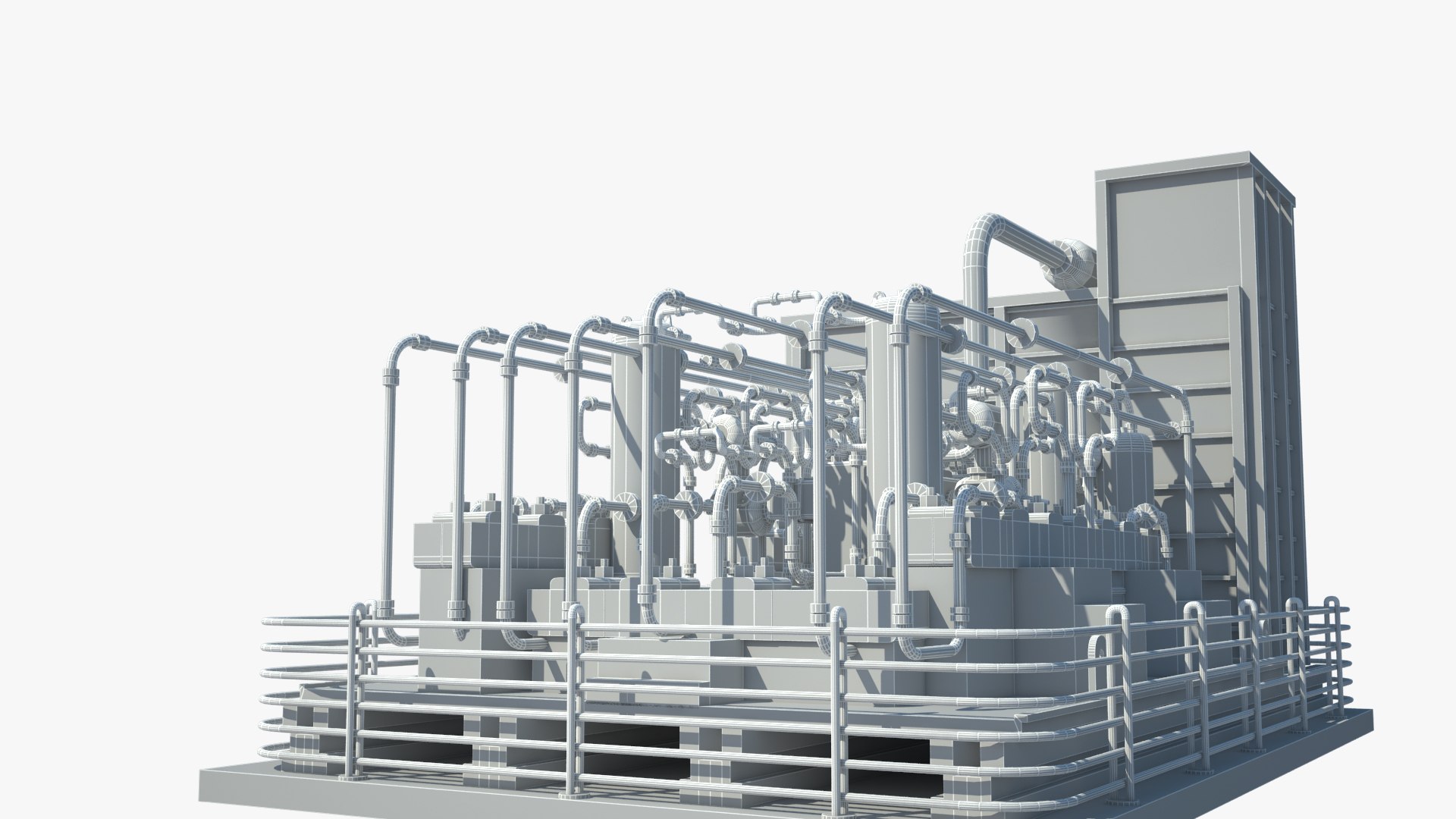 Metering Skid 3D Model - TurboSquid 1551262