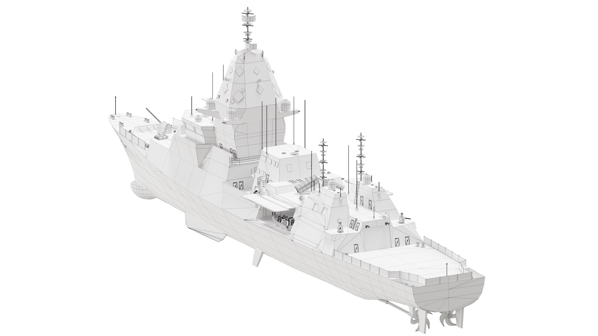 3D Hunter-Class Frigate - TurboSquid 1776792