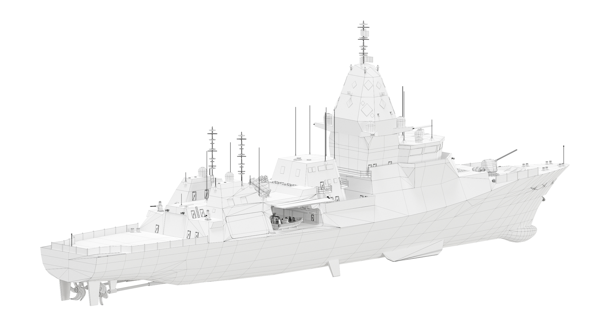 3D Hunter-Class Frigate - TurboSquid 1776792