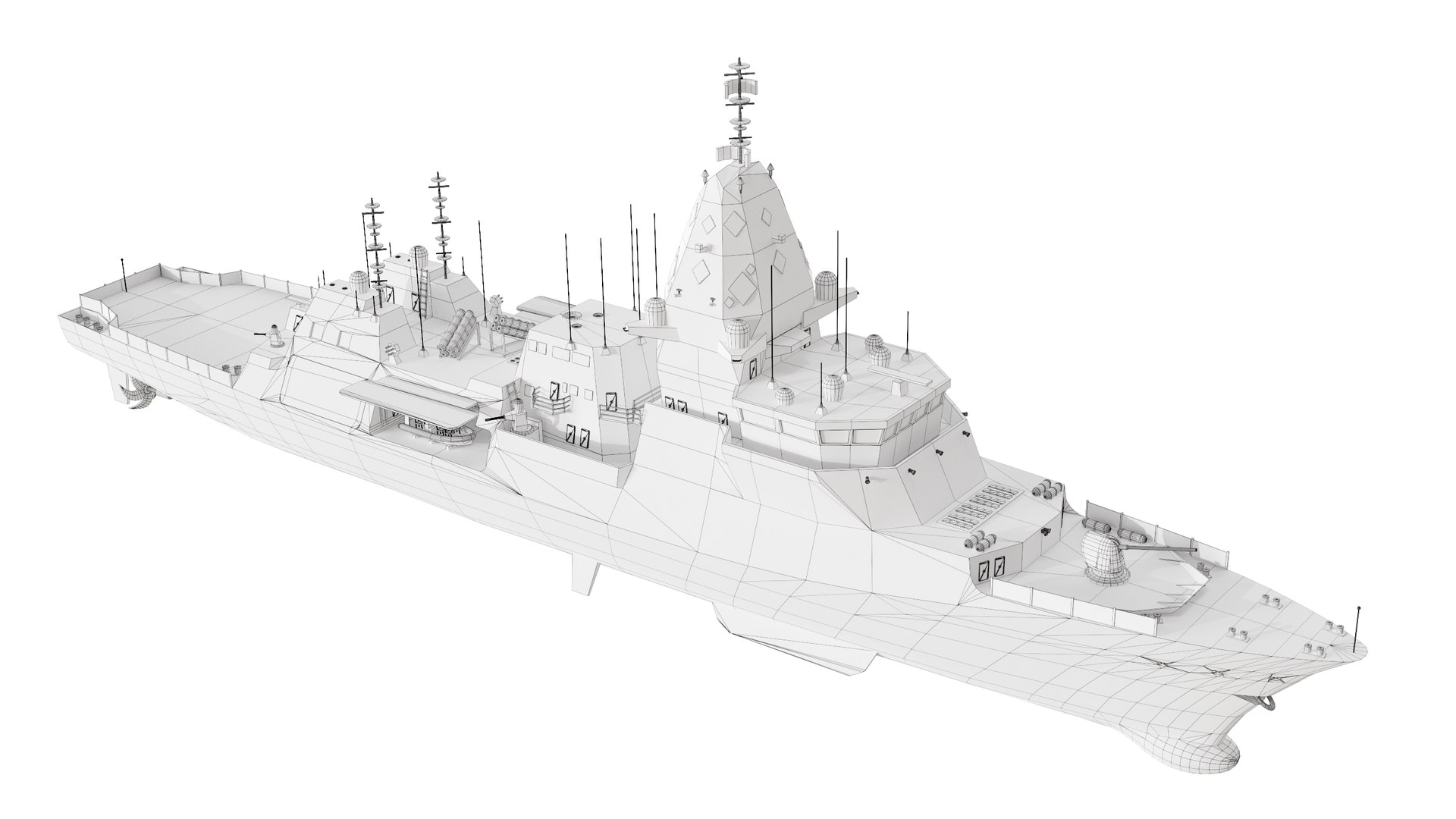 3D Hunter-Class Frigate - TurboSquid 1776792