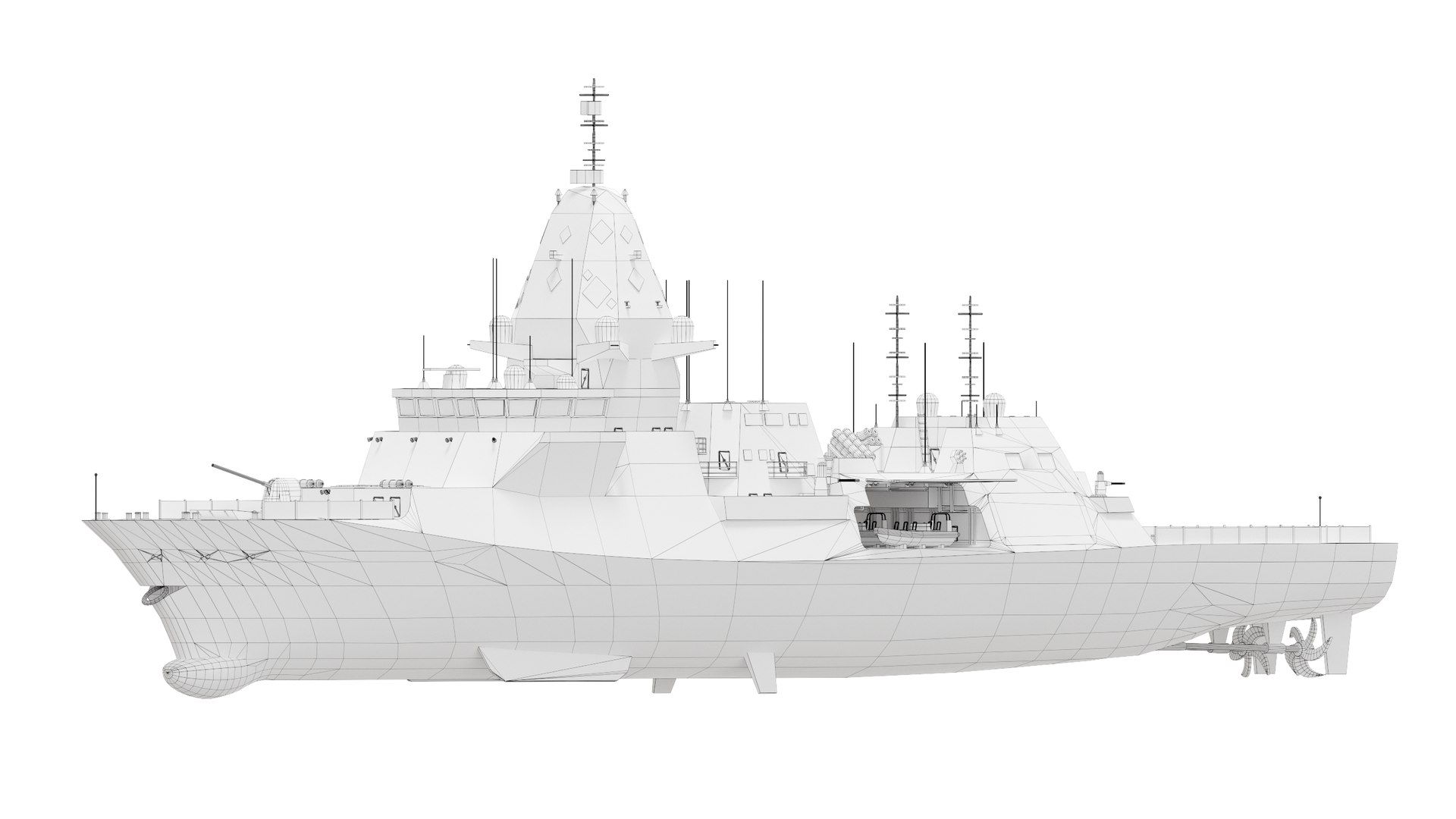 3D Hunter-Class Frigate - TurboSquid 1776792