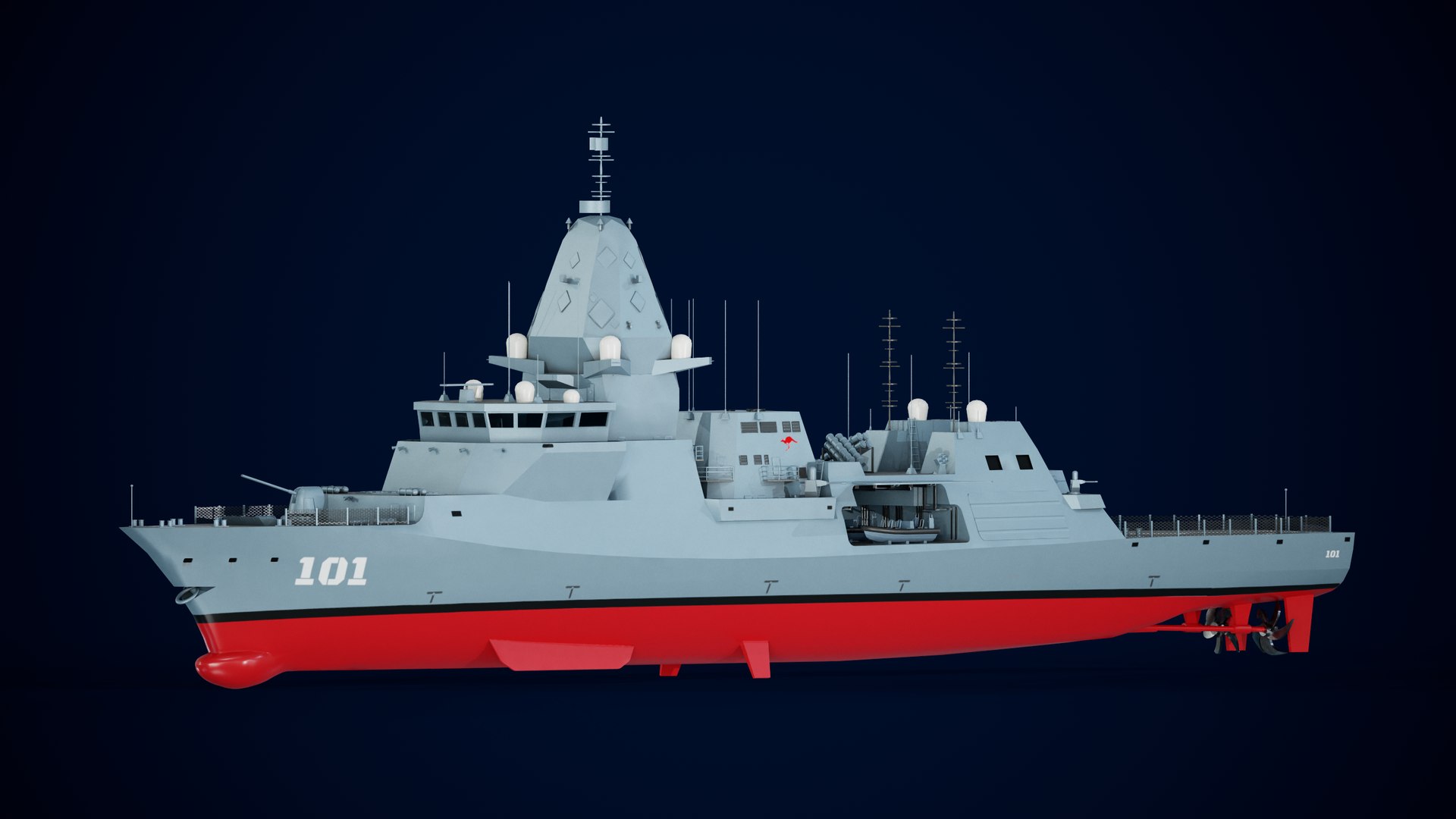 3D Hunter-Class Frigate - TurboSquid 1776792