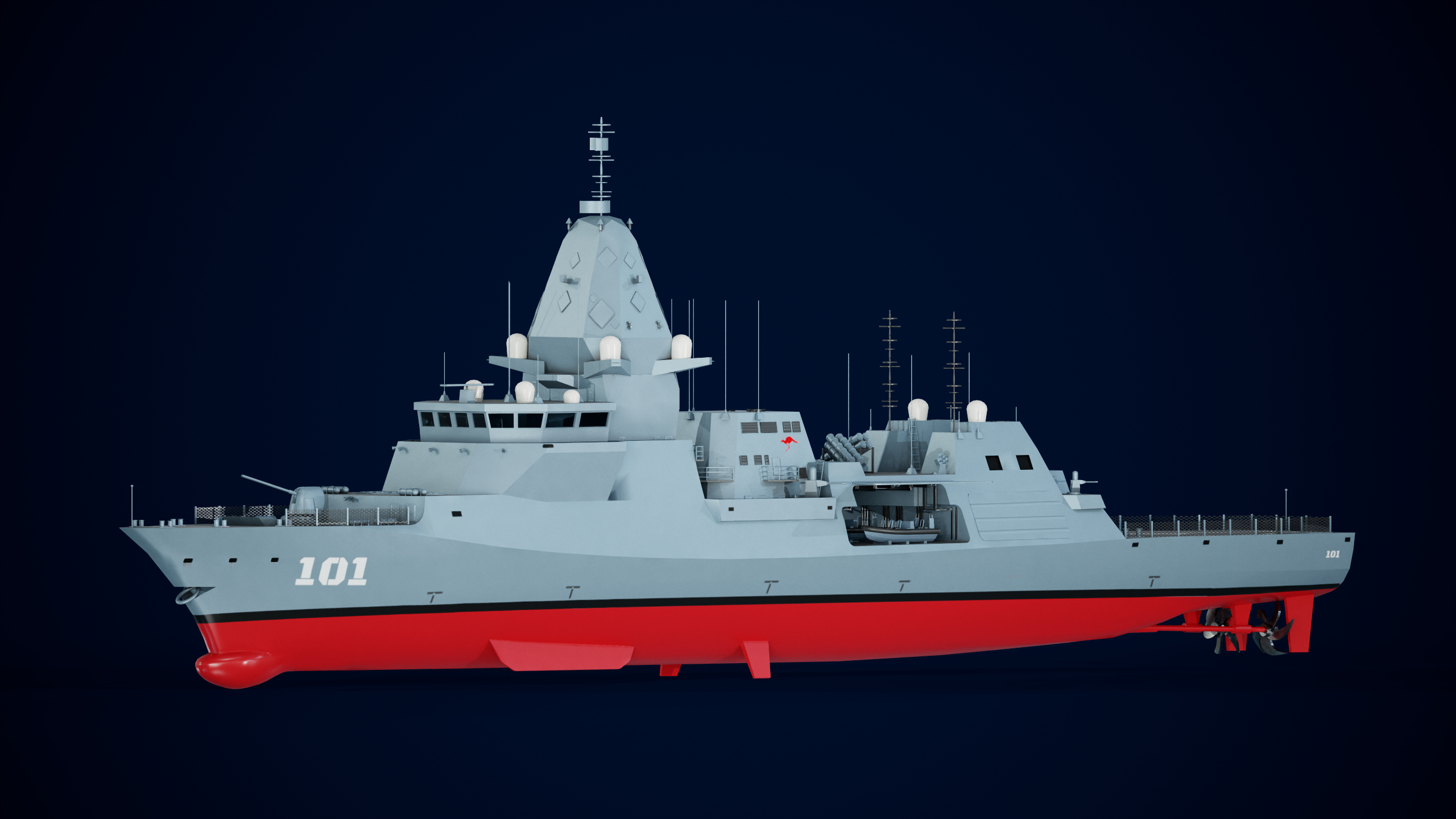 3D Hunter-Class Frigate - TurboSquid 1776792