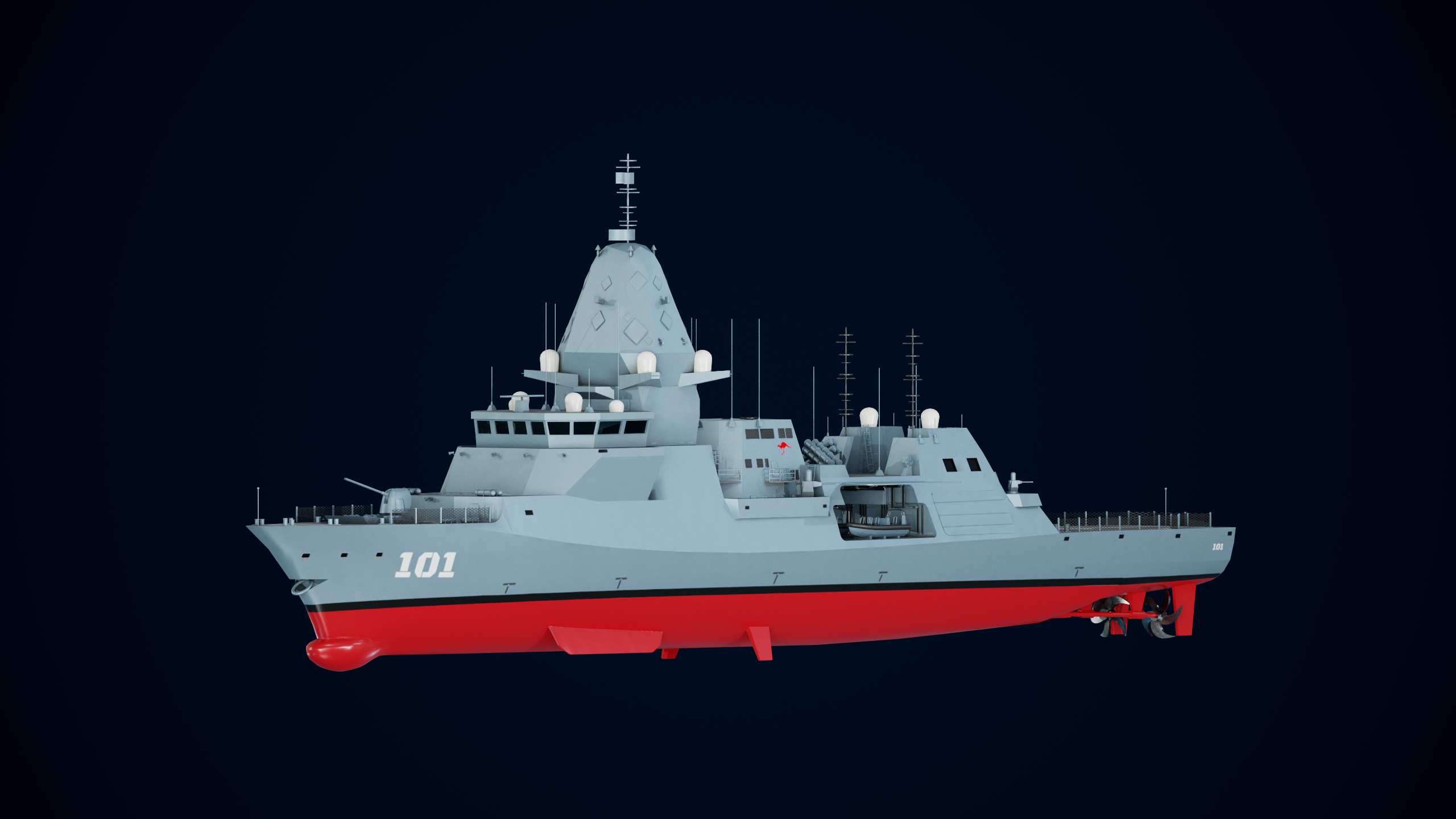 3D Hunter-Class Frigate - TurboSquid 1776792