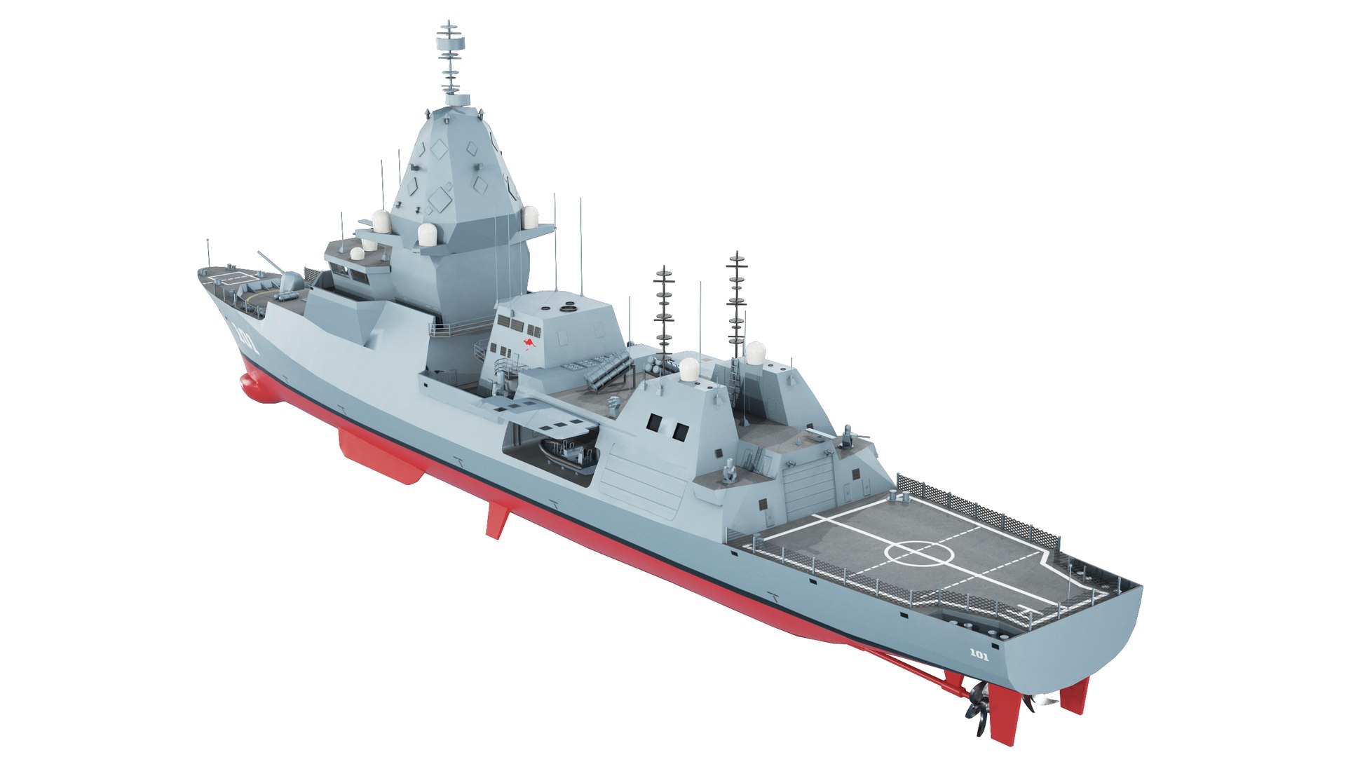 3D Hunter-Class Frigate - TurboSquid 1776792