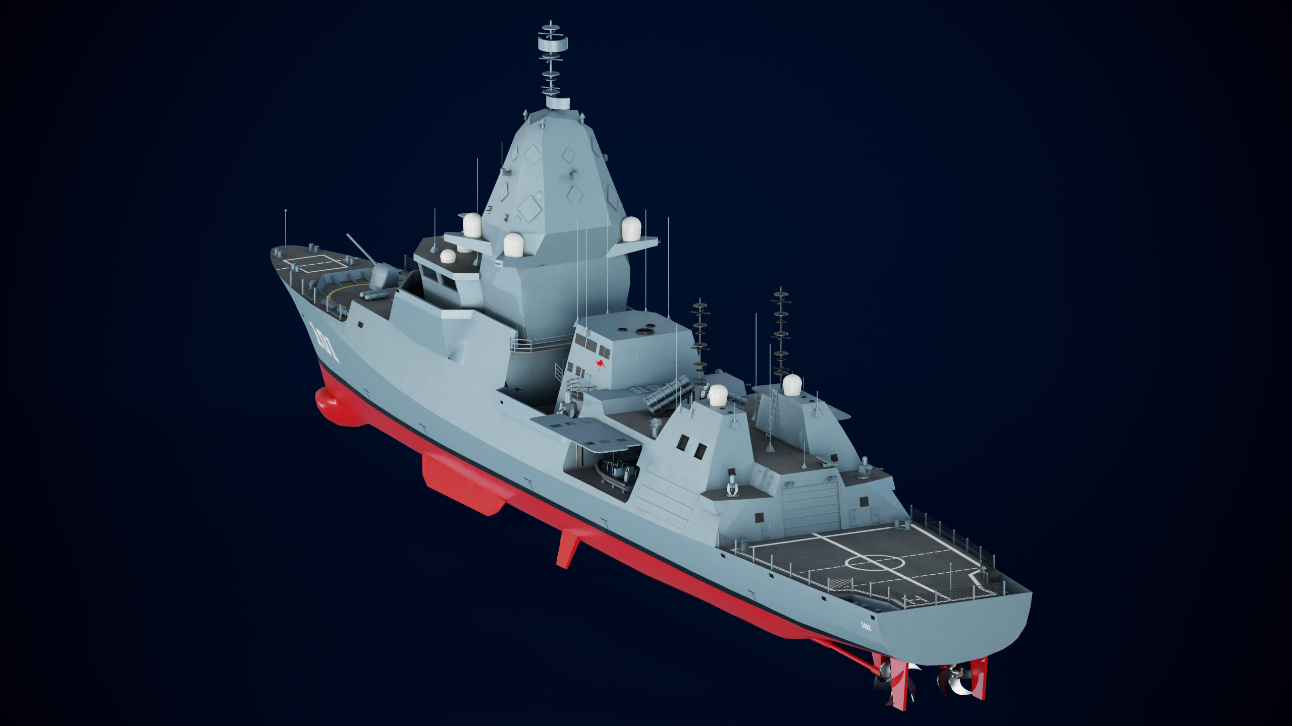 3D Hunter-Class Frigate - TurboSquid 1776792