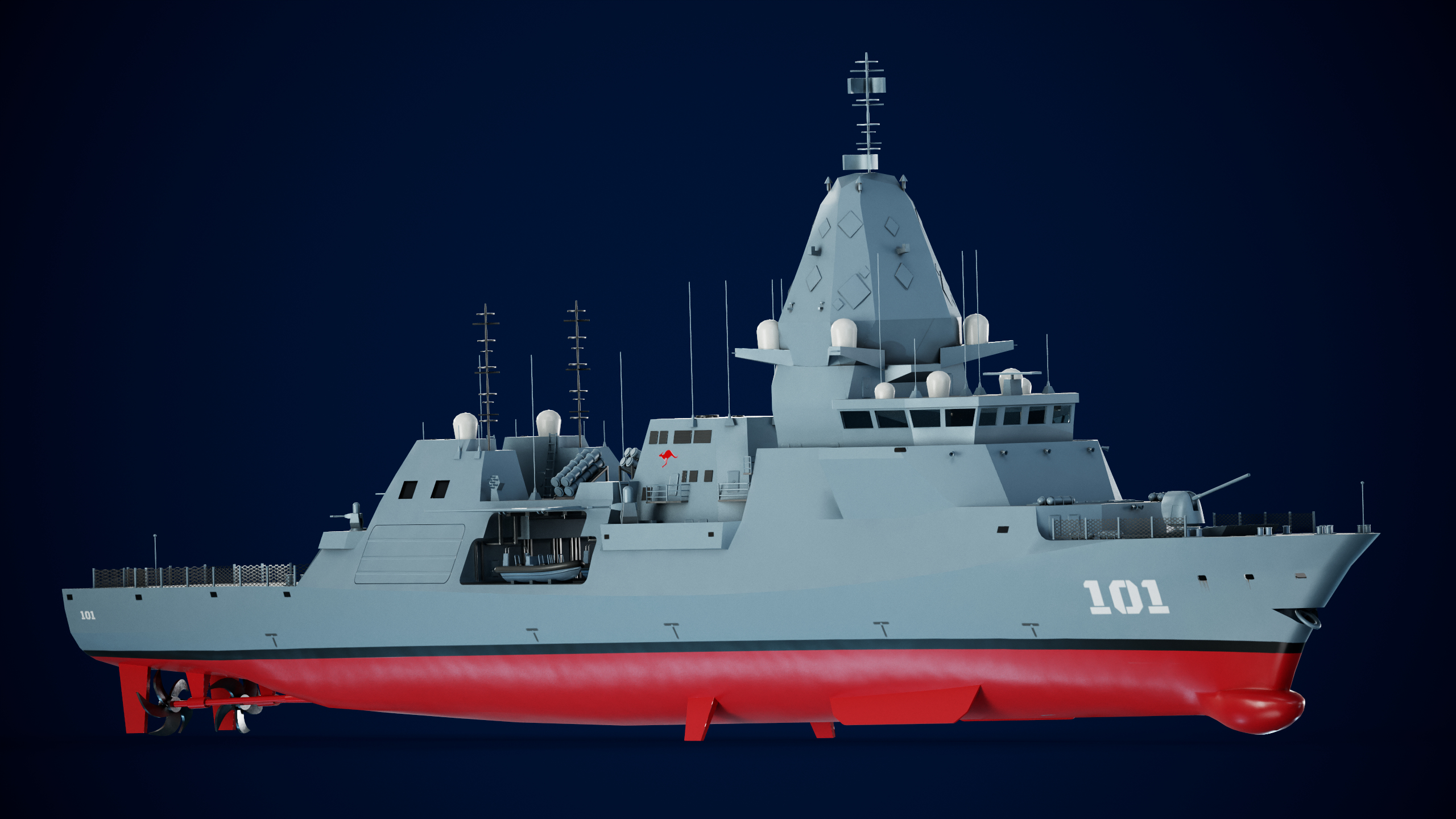 3D Hunter-Class Frigate - TurboSquid 1776792