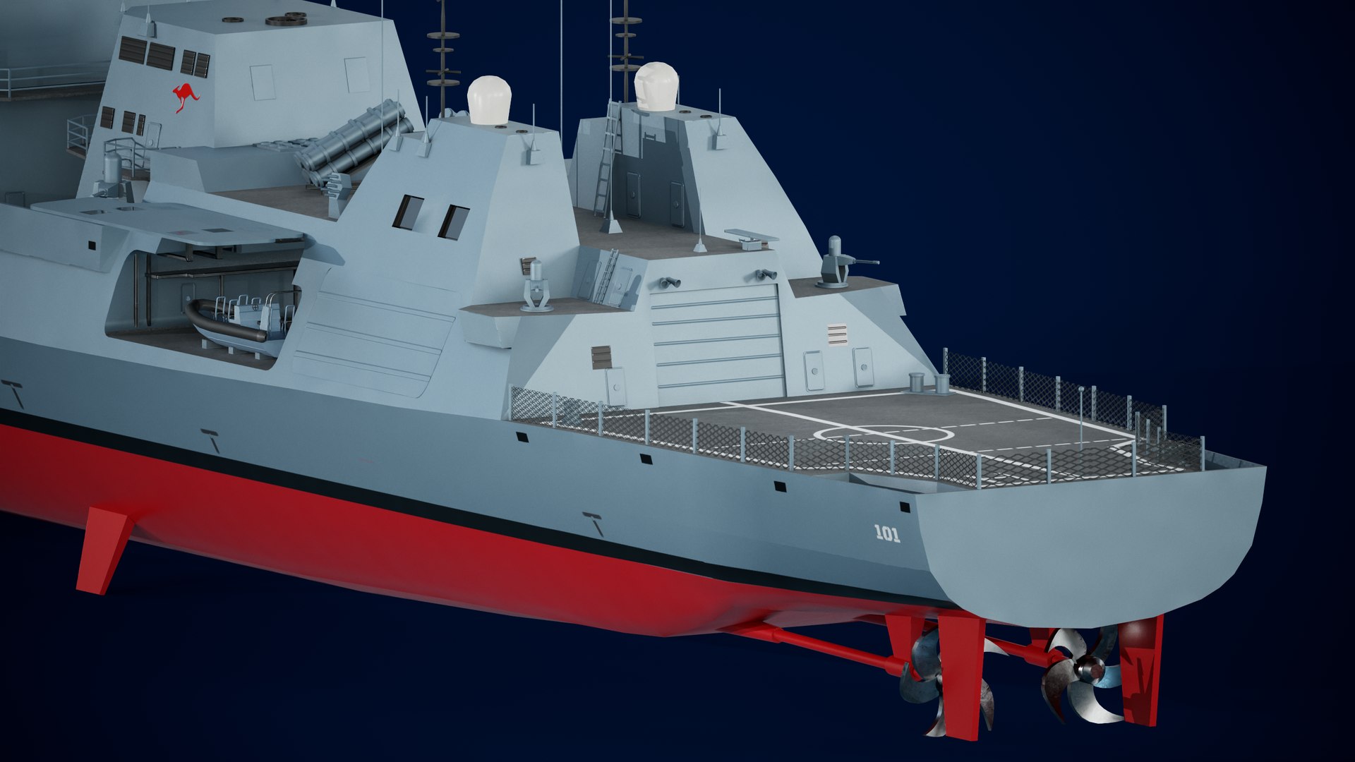 3D Hunter-Class Frigate - TurboSquid 1776792