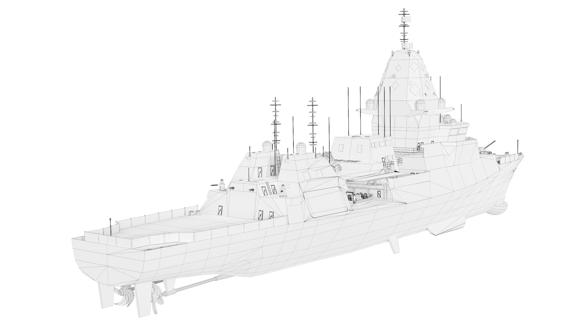 3D Hunter-Class Frigate - TurboSquid 1776792