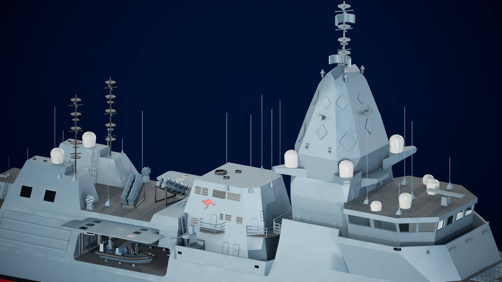 3D Hunter-Class Frigate - TurboSquid 1776792