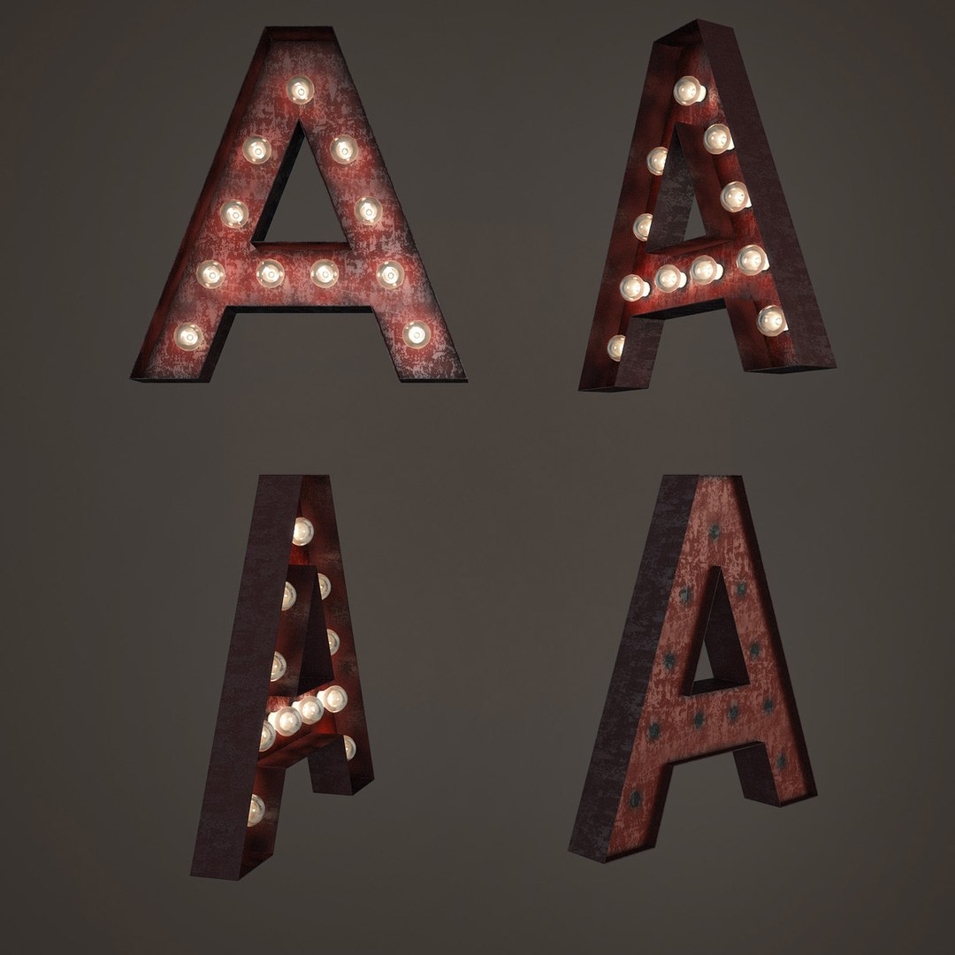Alphabet Lamps Max