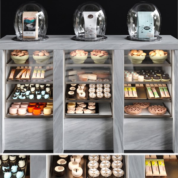 modelo 3d Refrigerador de postres - TurboSquid 1514944