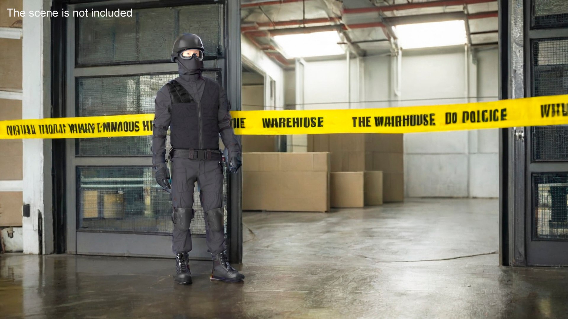 3D Tactical SWAT Officer Rigged For Cinema 4D Model - TurboSquid 2280706