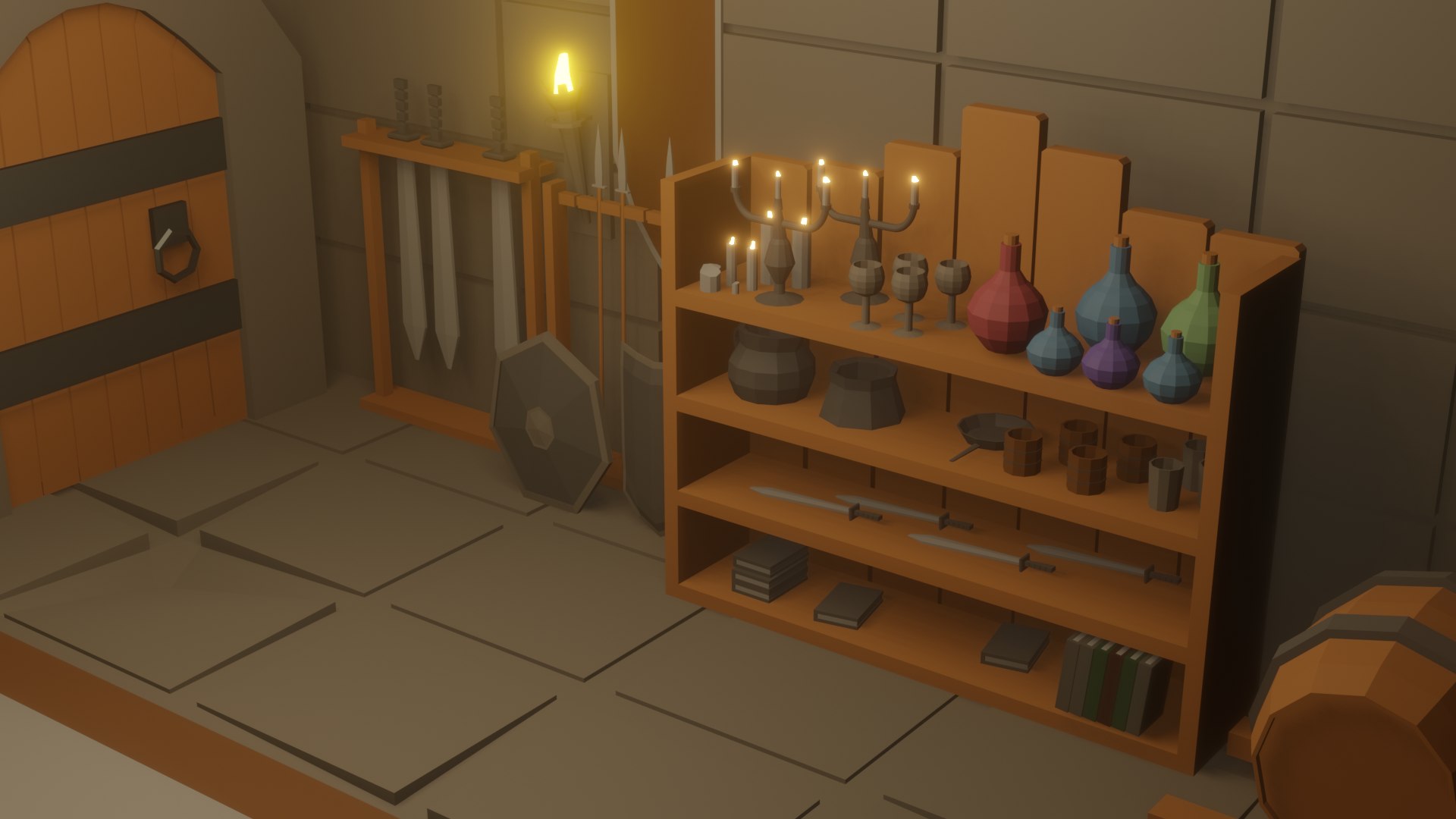 Cartoon dungeon pack 3D model - TurboSquid 1597950