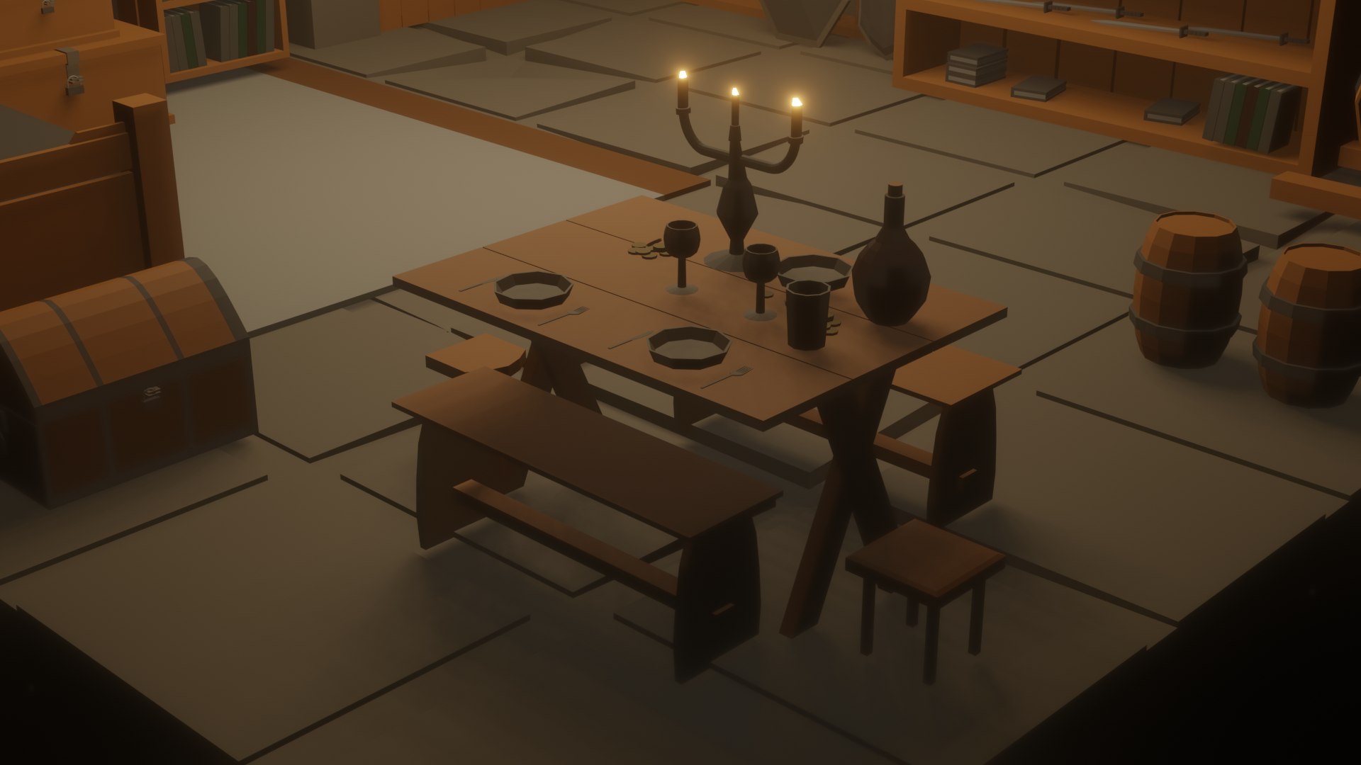 Cartoon dungeon pack 3D model - TurboSquid 1597950