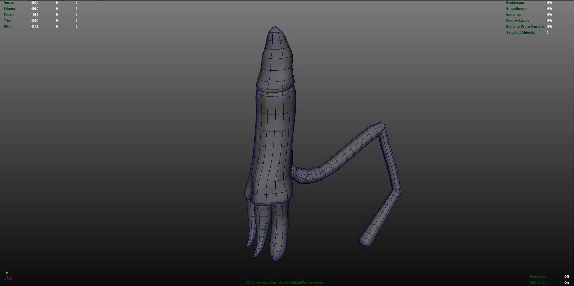 cockroach maxilla 3d ma