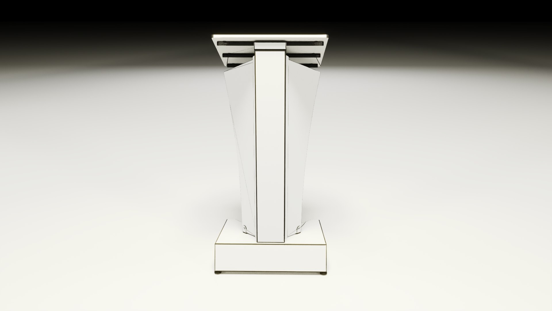 Transparent Lectern Podium 3D model - TurboSquid 2151770