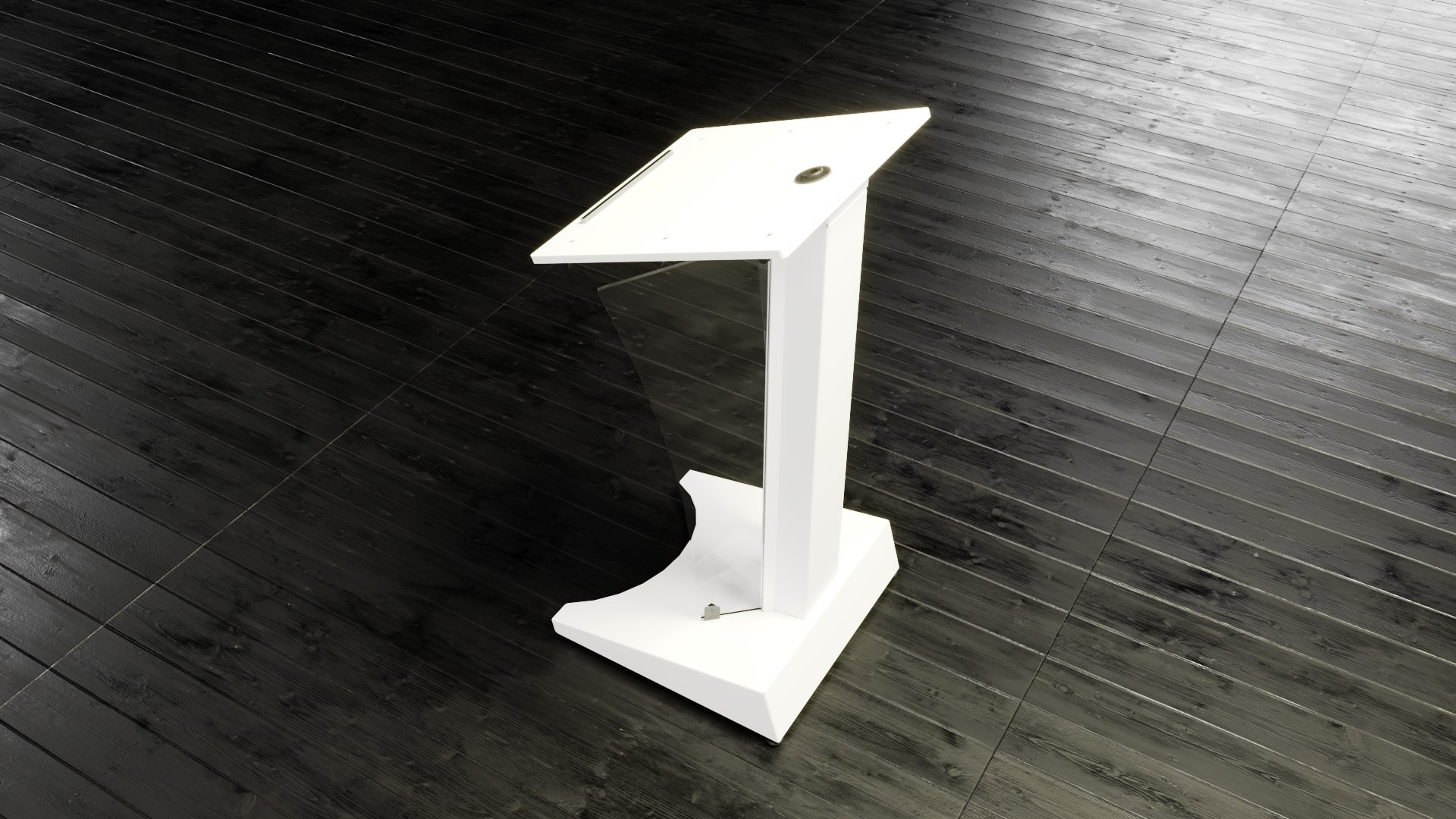 Transparent Lectern Podium 3D model - TurboSquid 2151770