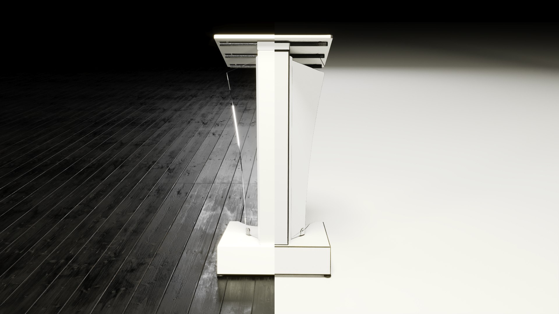 Transparent Lectern Podium 3D model - TurboSquid 2151770
