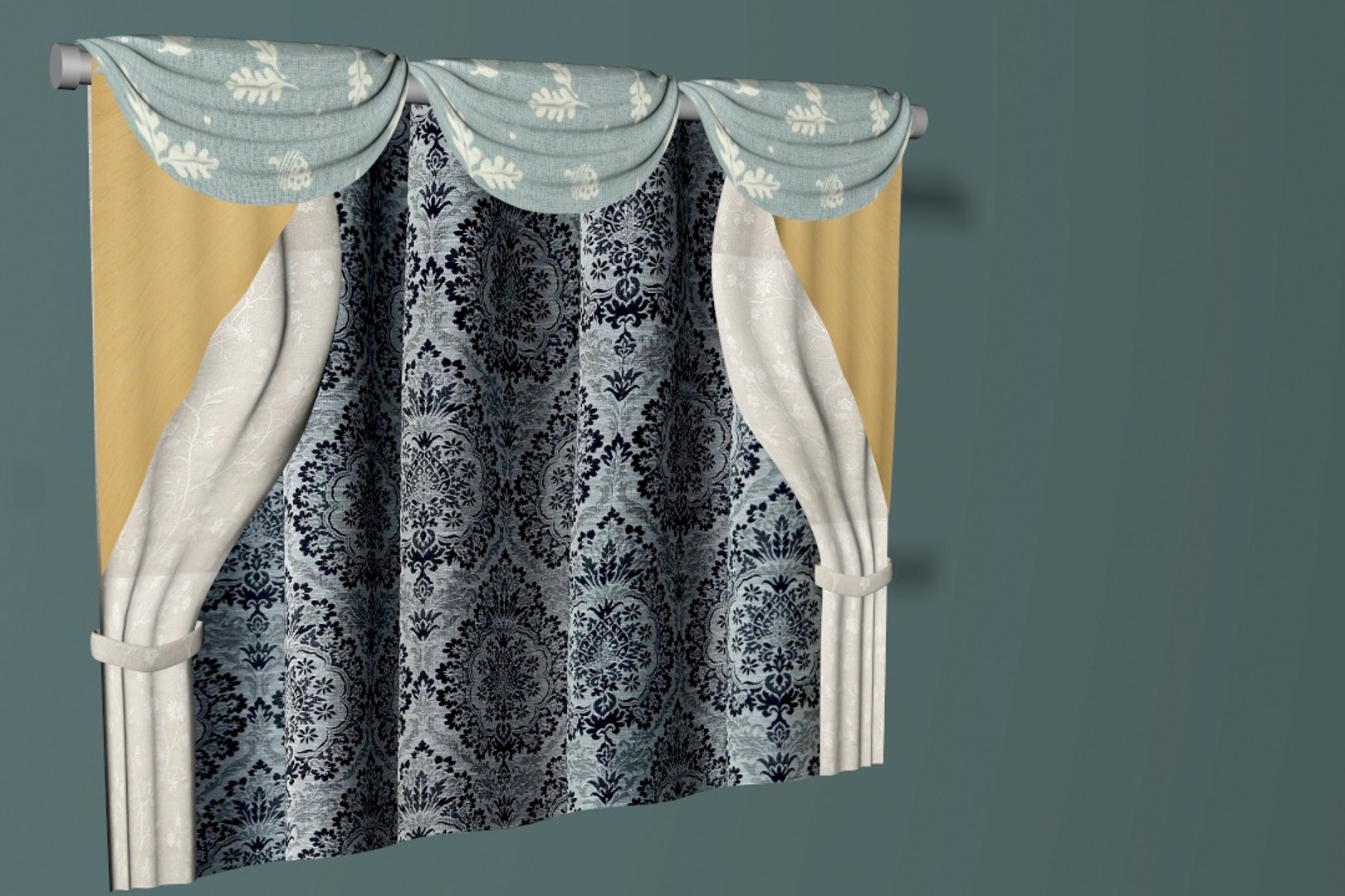 Free 3D Curtains Photorealistic - TurboSquid 1188312