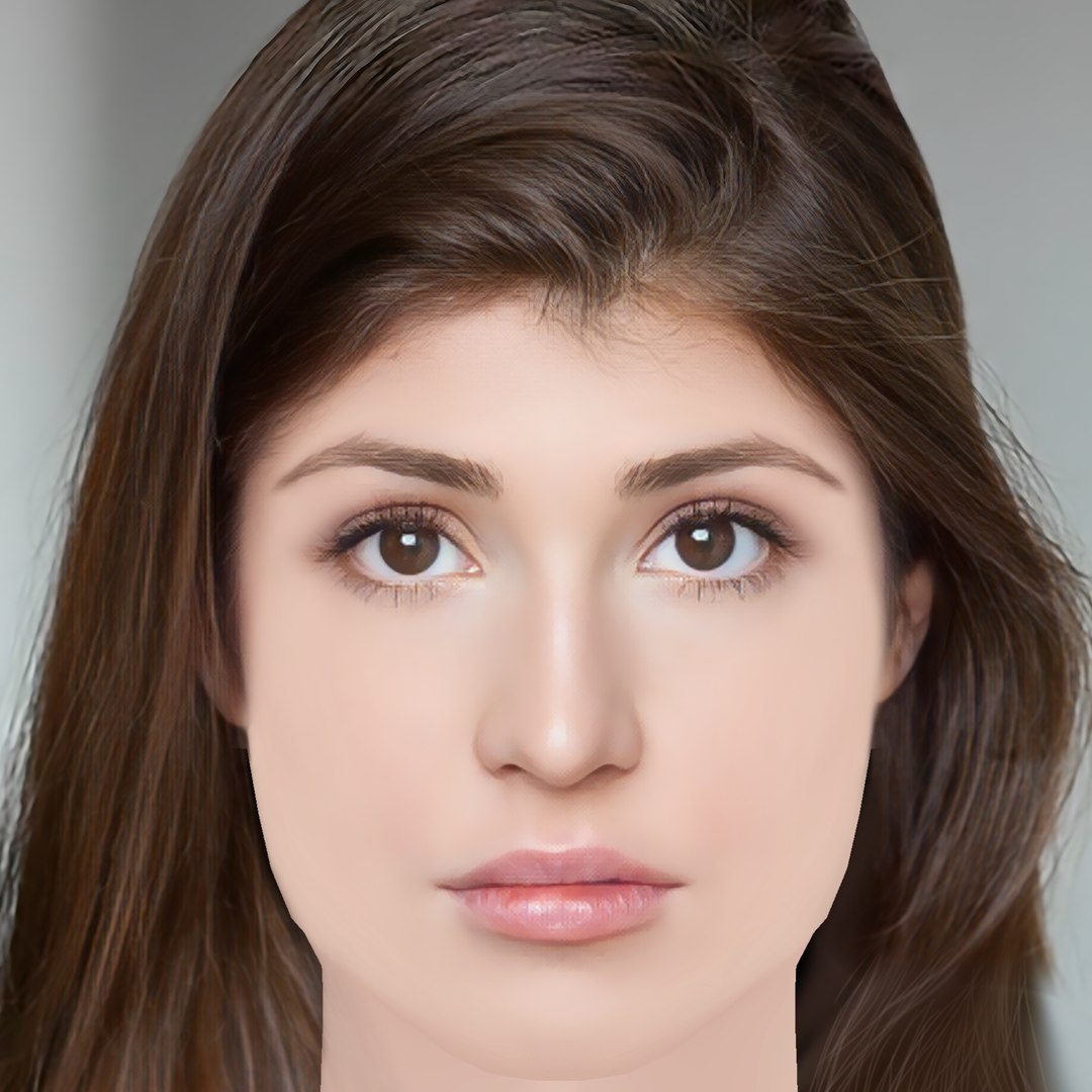 3D Hannah Vandenbygaart Head - No Hair - Low Poly Head For Game Model - TurboSquid 2373284