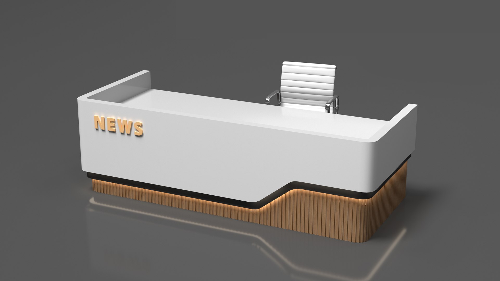 3D News Desk - TurboSquid 2088730